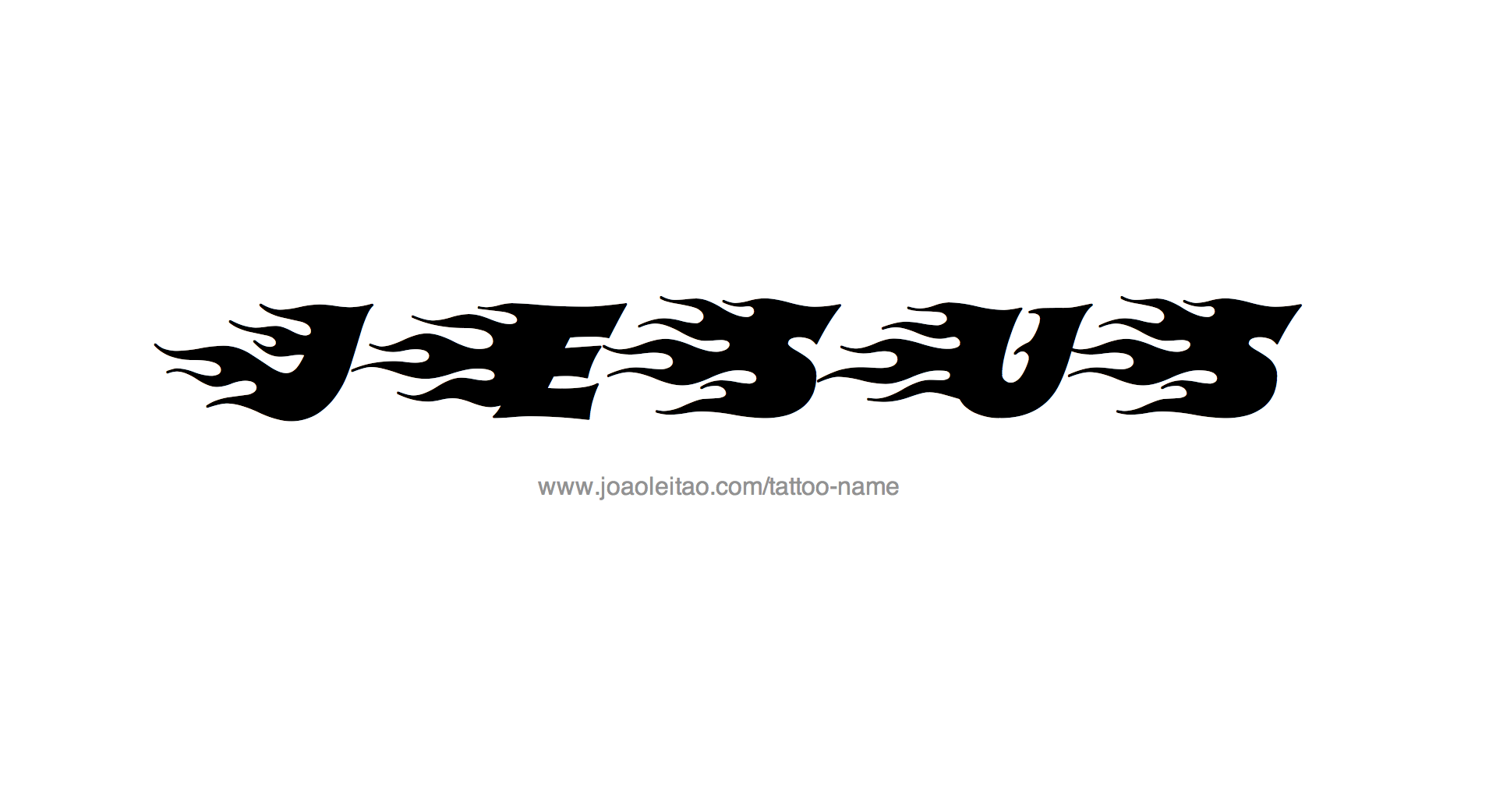 Jesus Name Tattoo Designs