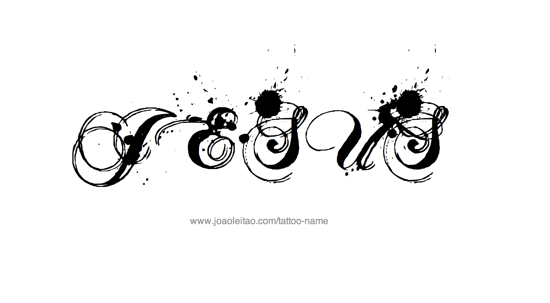Jesus Name Tattoo Designs