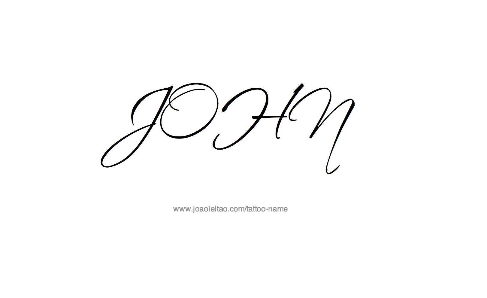 John Name Tattoo Designs