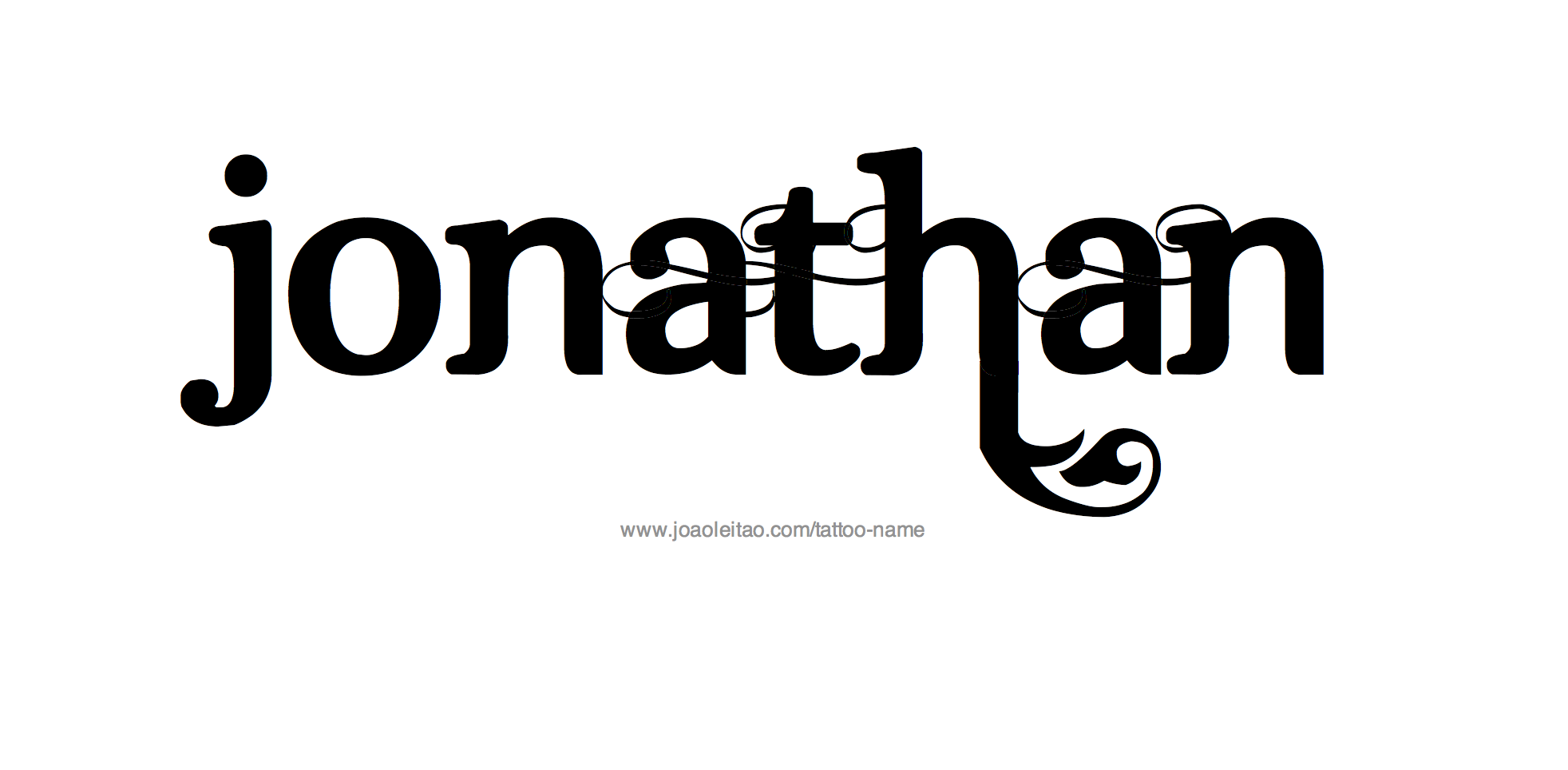 Jonathan Name Tattoo Designs