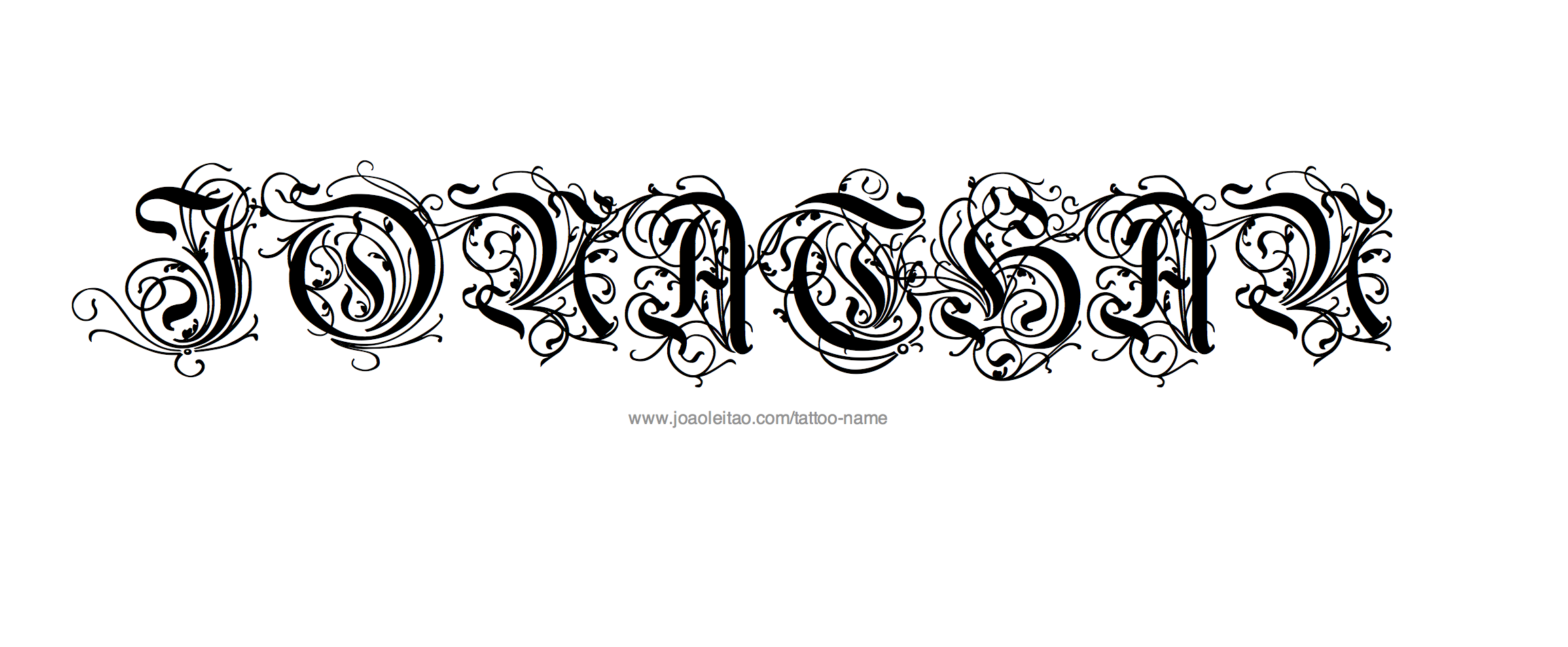 Jonathan Name Tattoo Designs