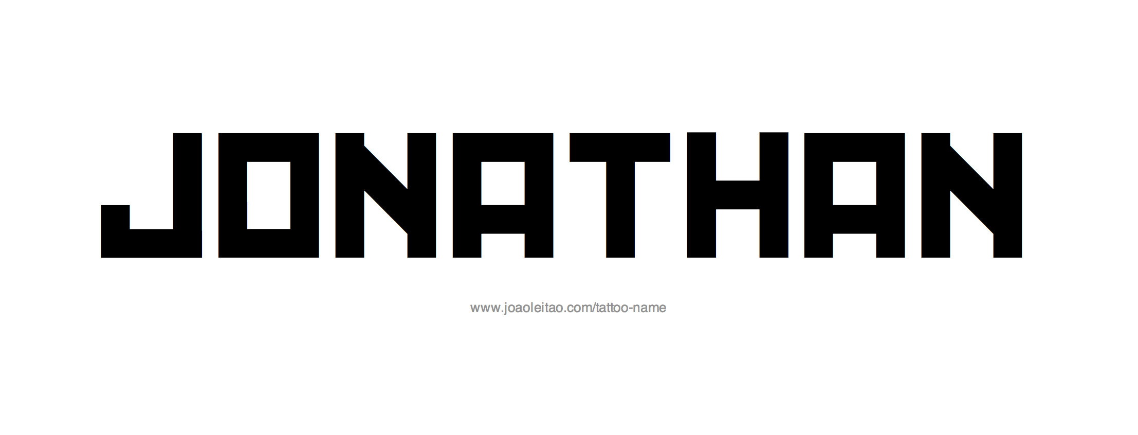 Jonathan Name Tattoo Designs