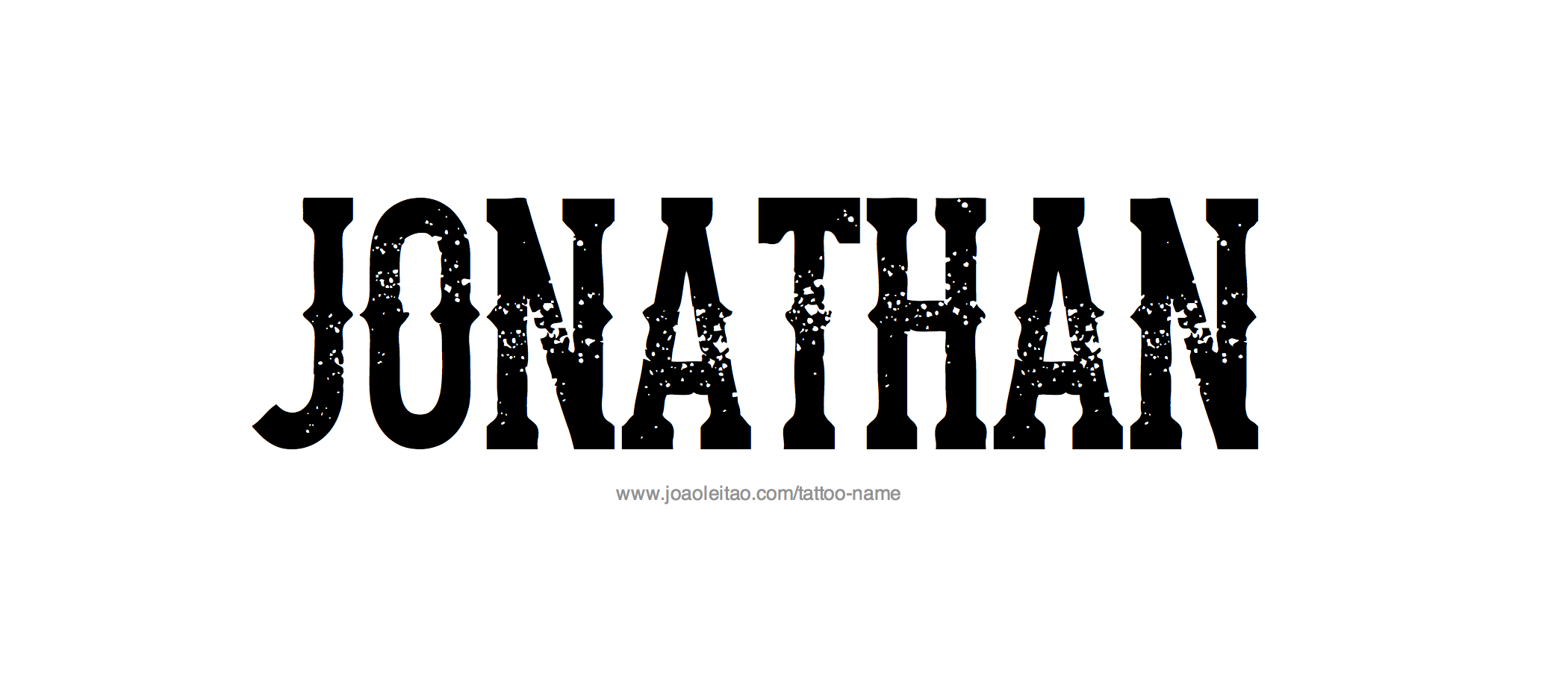 Jonathan Name Tattoo Designs
