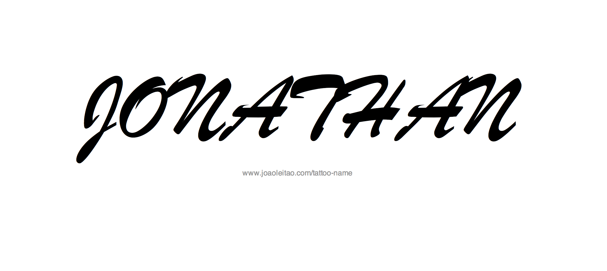 Jonathan Name Tattoo Designs