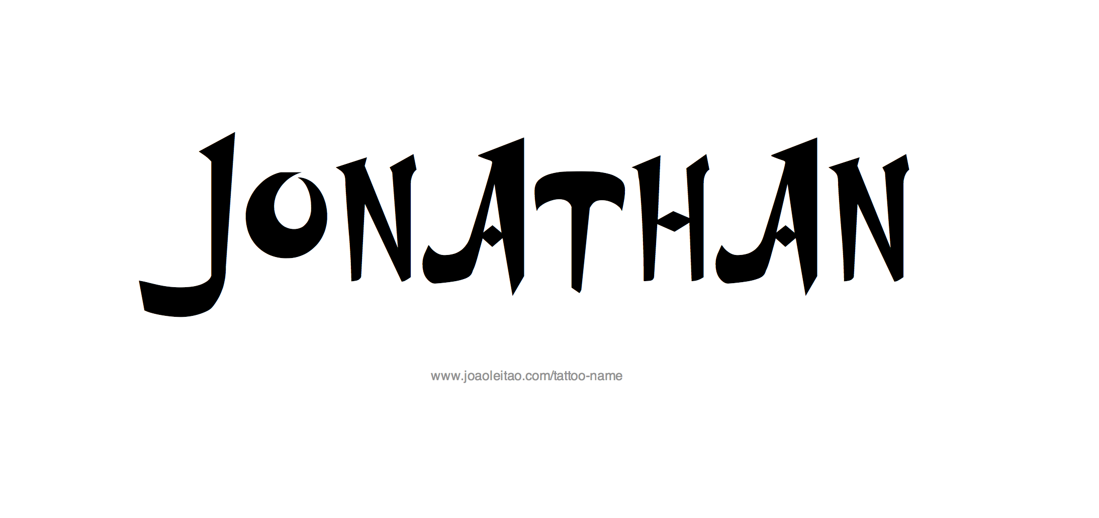 Jonathan Name Tattoo Designs