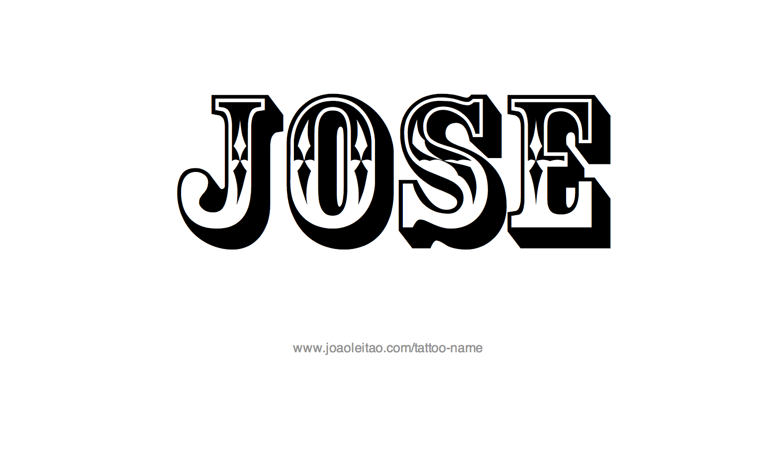 Jose Name Tattoo Designs