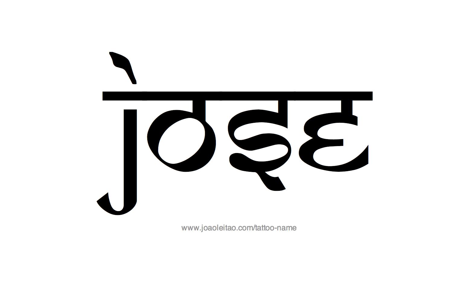 Jose Name Tattoo Designs