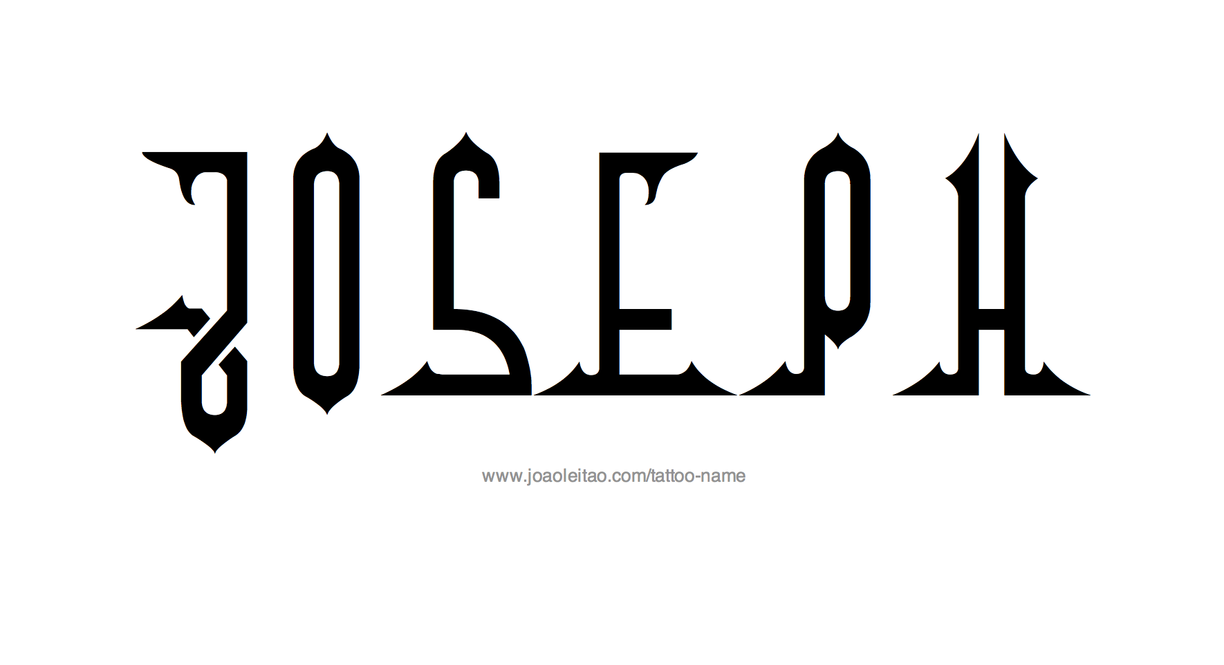 Joseph Name Tattoo Designs
