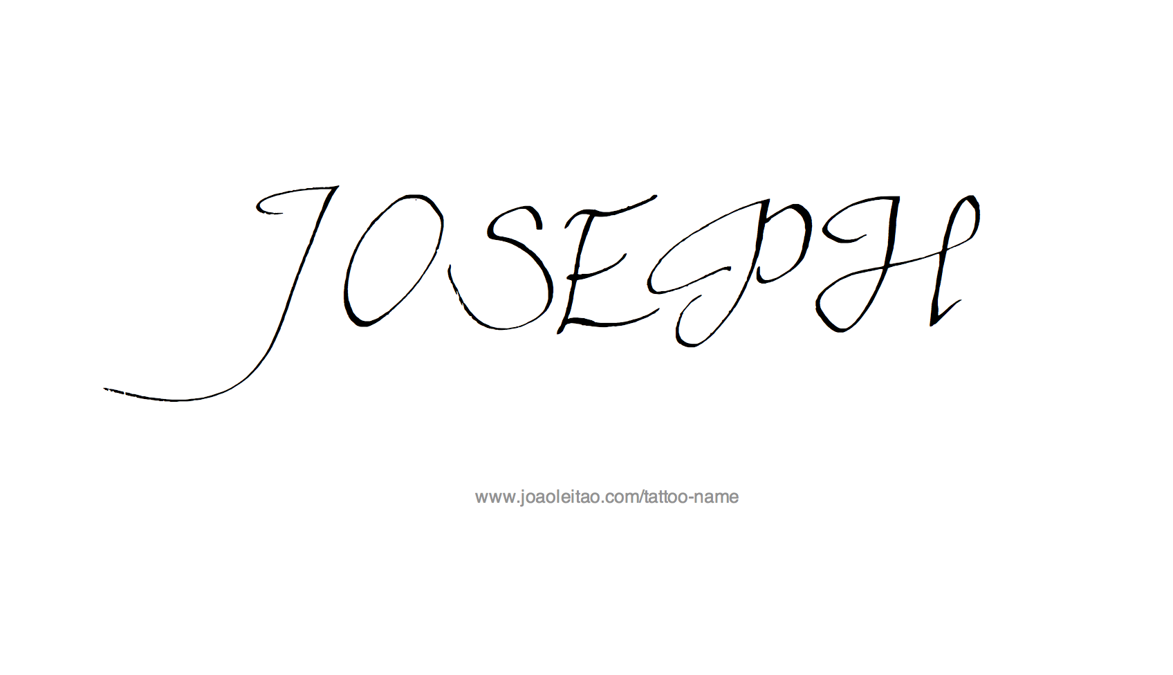 Joseph Name Tattoo Designs