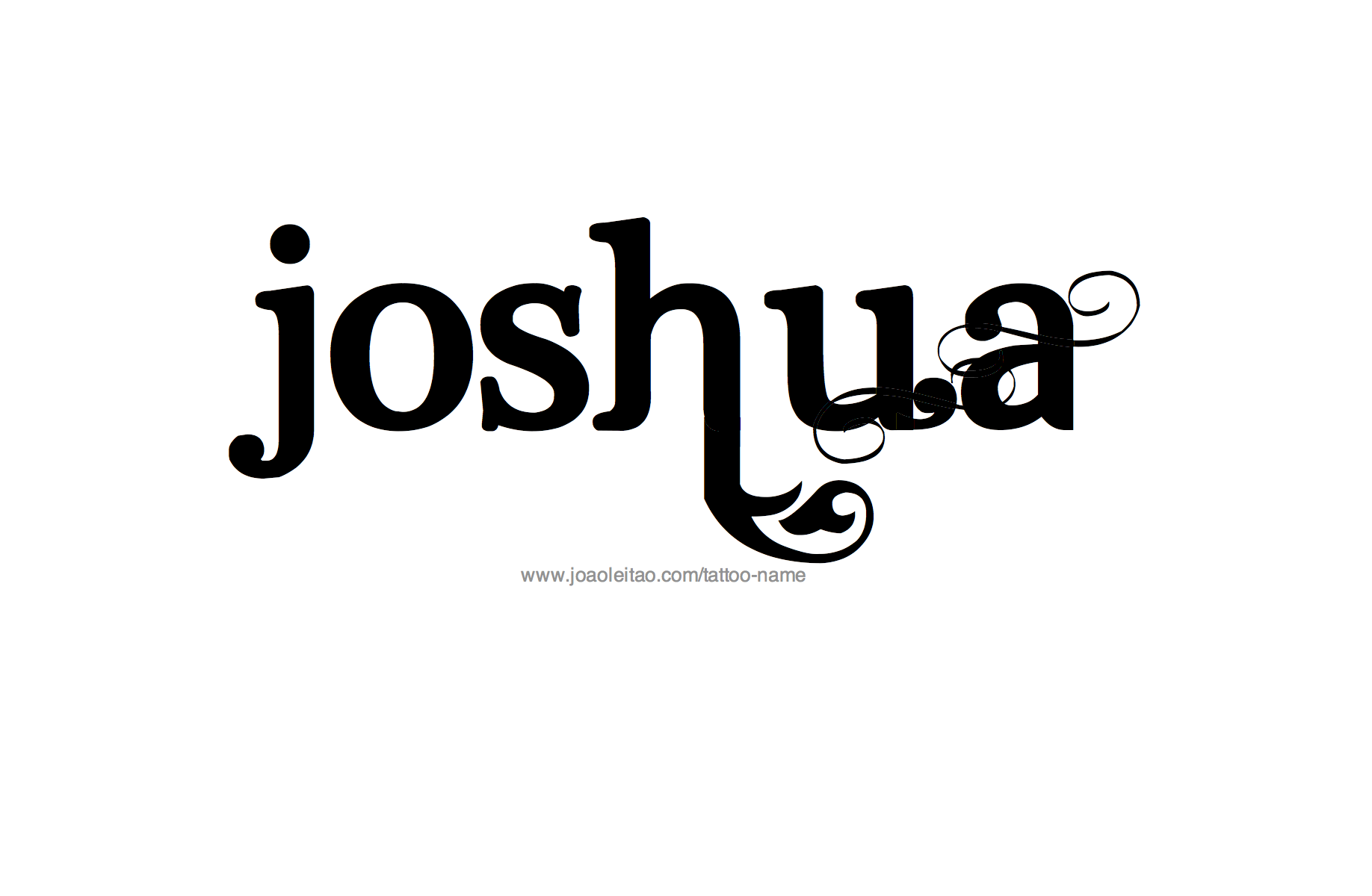 Joshua Name Tattoo Designs