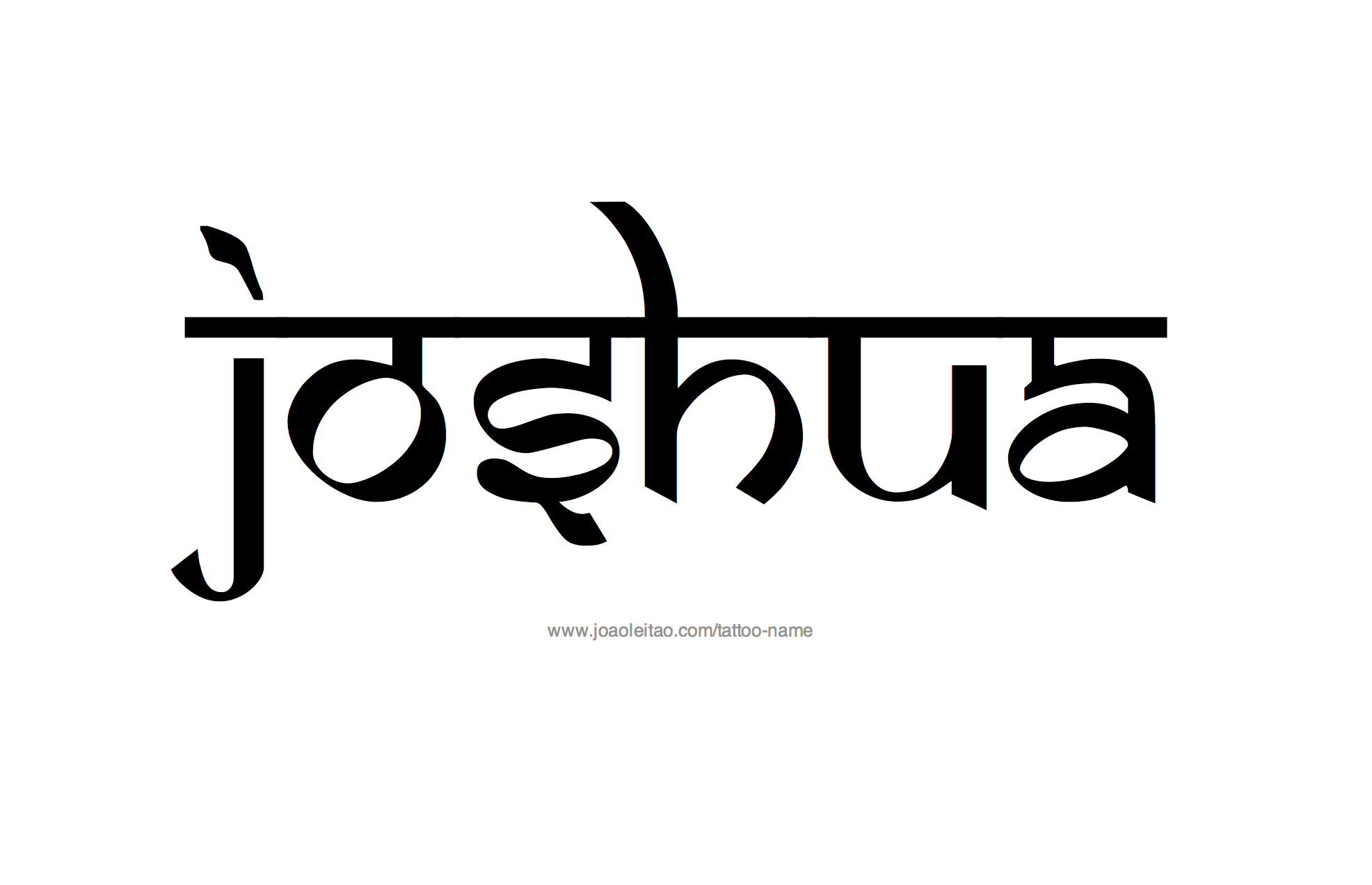Joshua Name Tattoo Designs