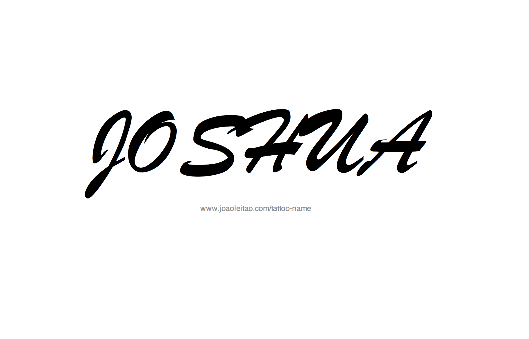 Joshua Name Tattoo Designs