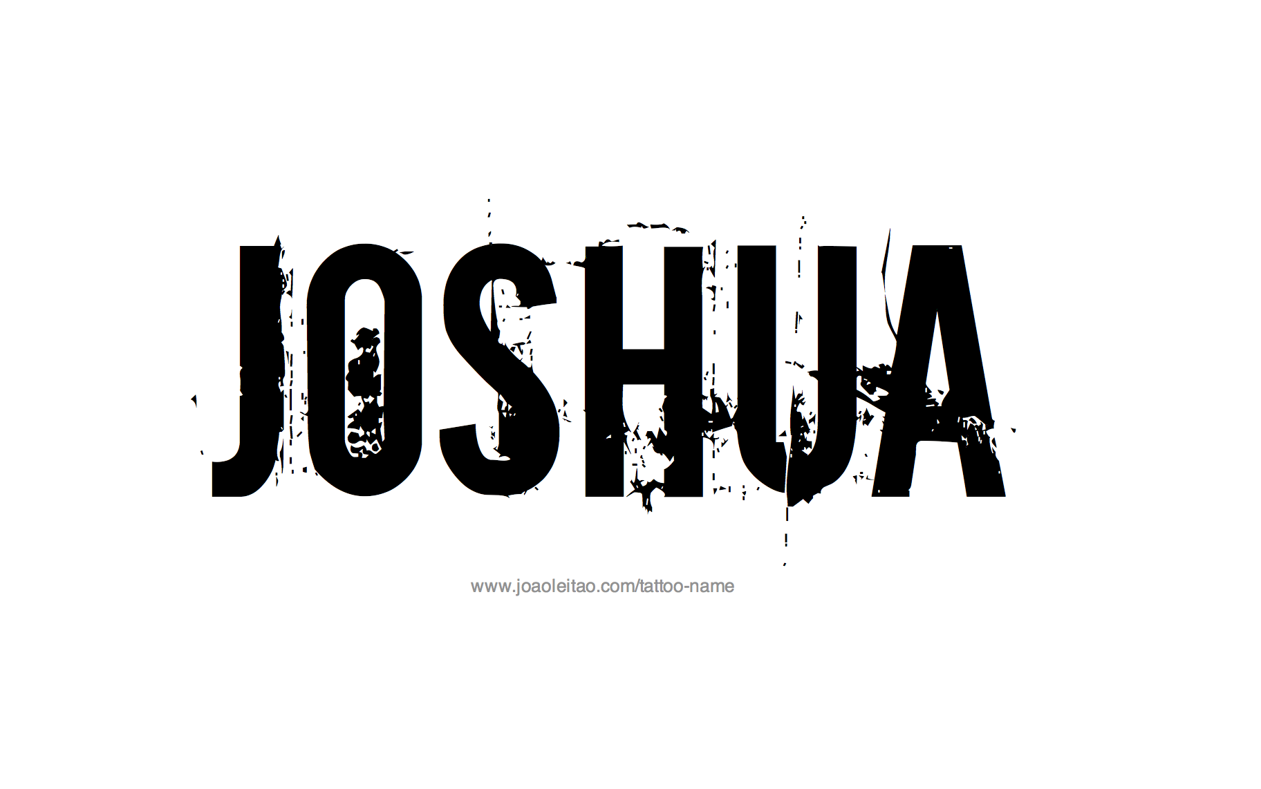 Joshua Name Tattoo Designs