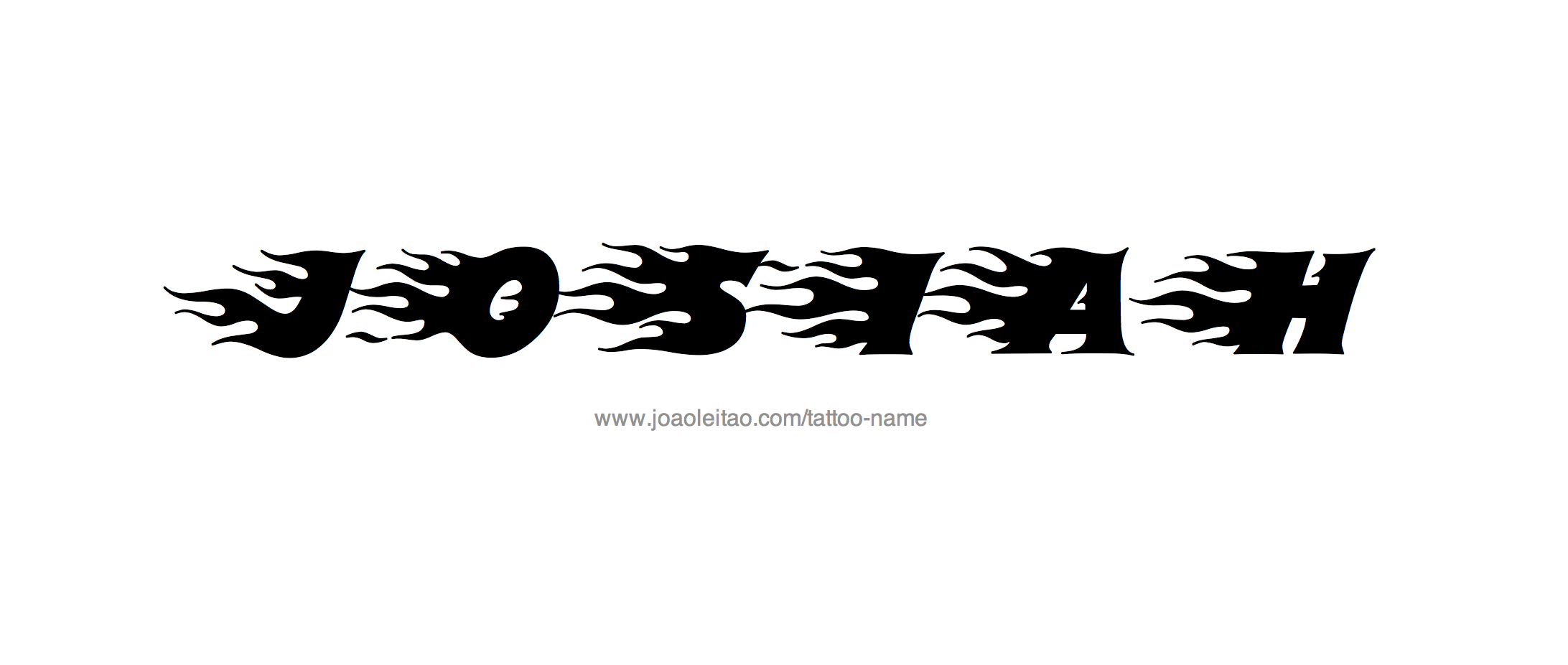 Josiah Name Tattoo Designs