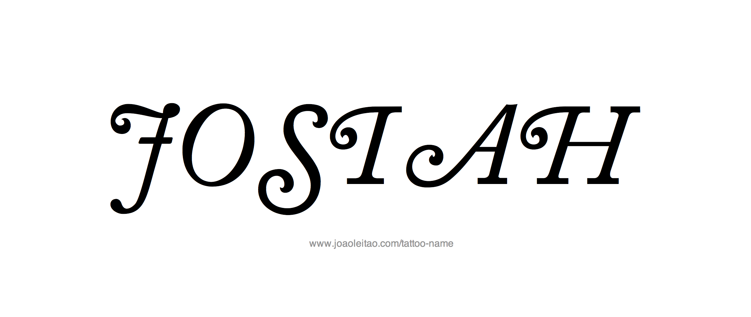 Josiah Name Tattoo Designs