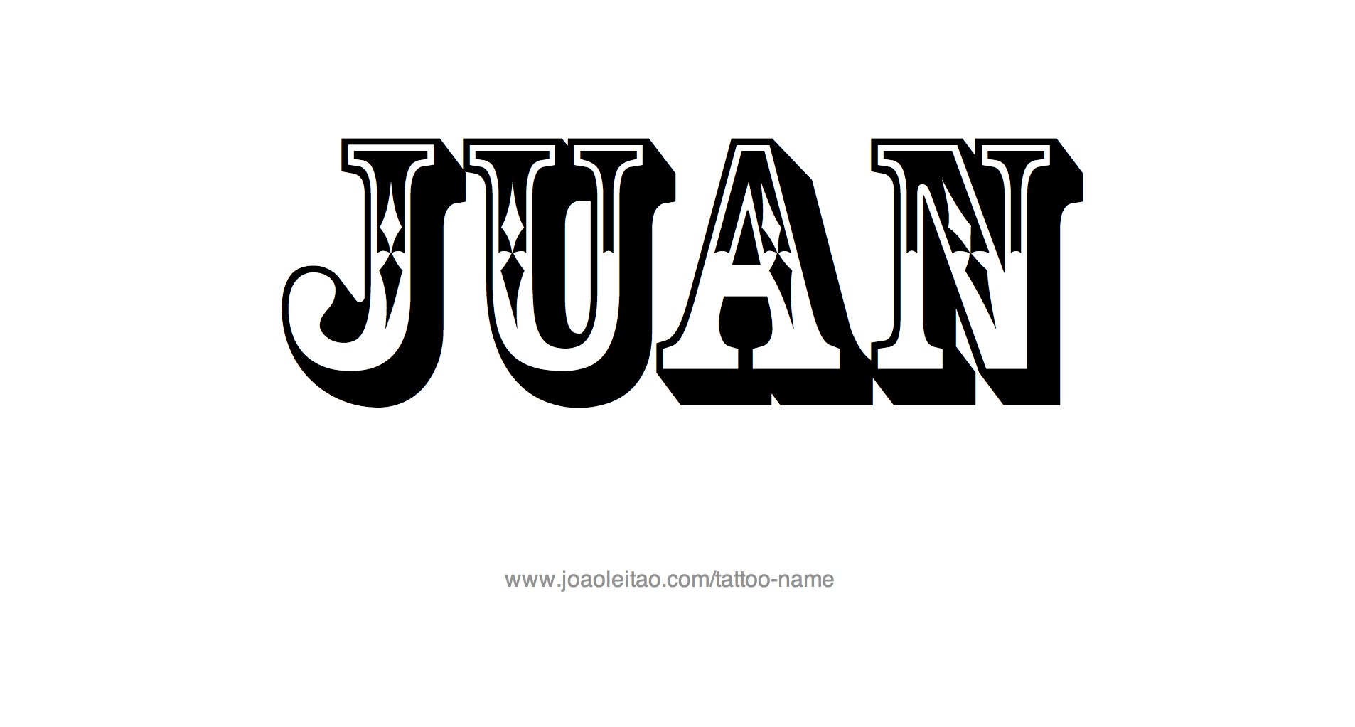 Juan Name Tattoo Designs