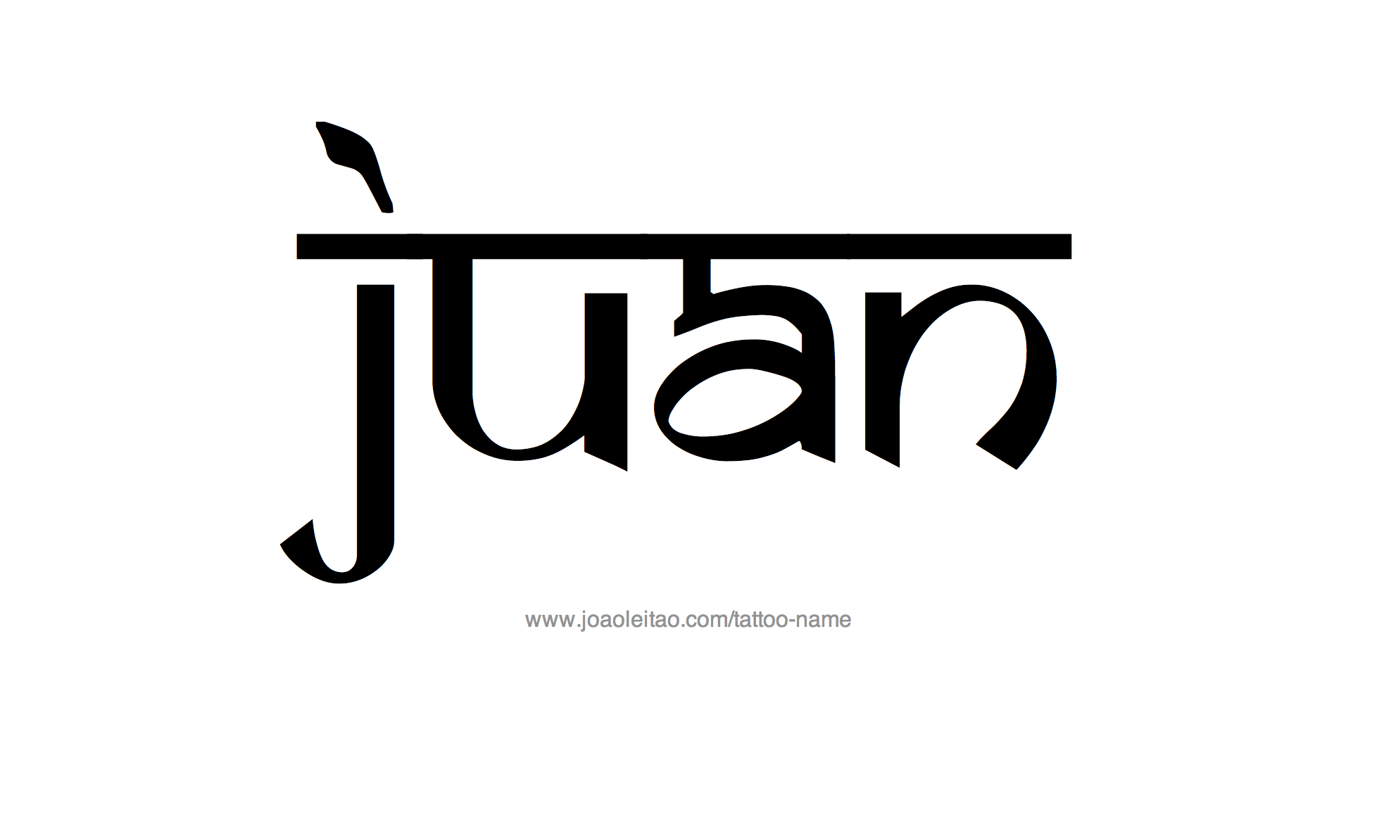 Juan Name Tattoo Designs