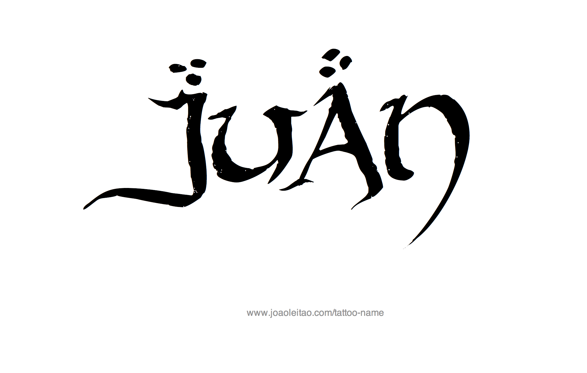 Juan Name Tattoo Designs