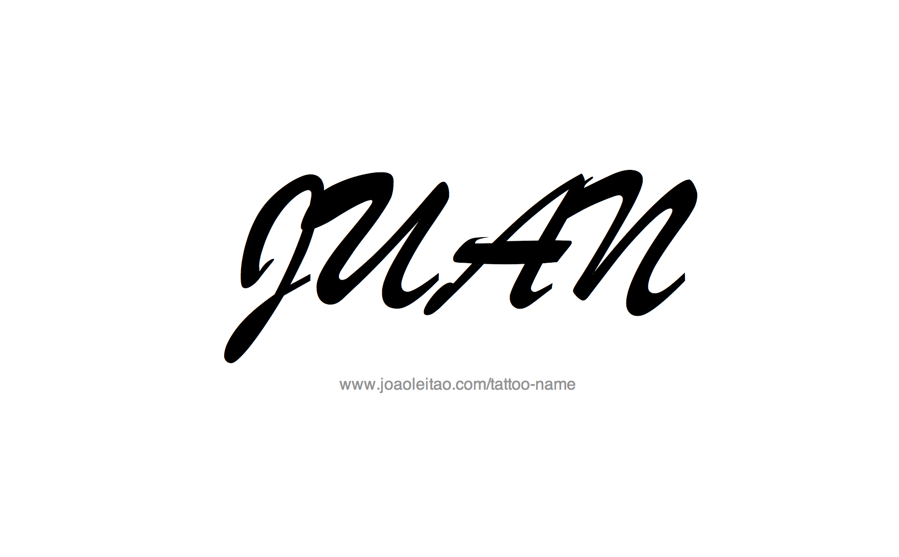 Juan Name Tattoo Designs