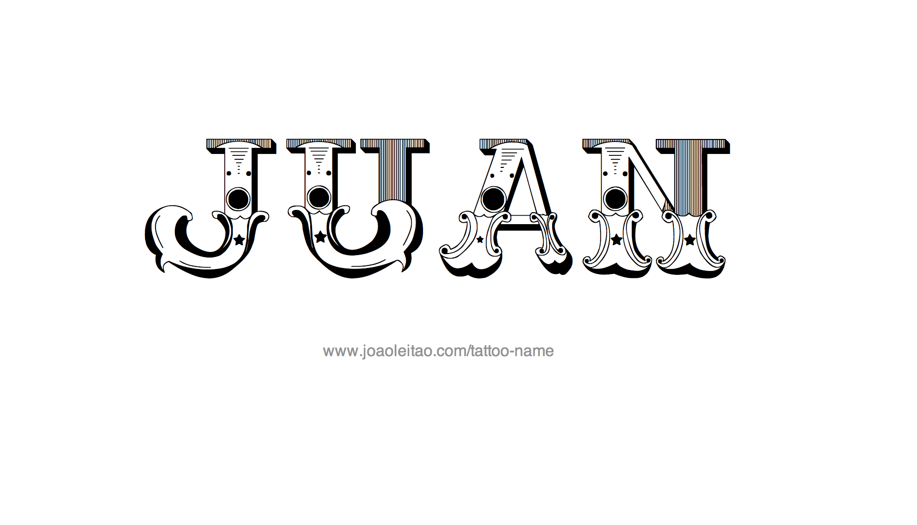 Juan Name Tattoo Designs