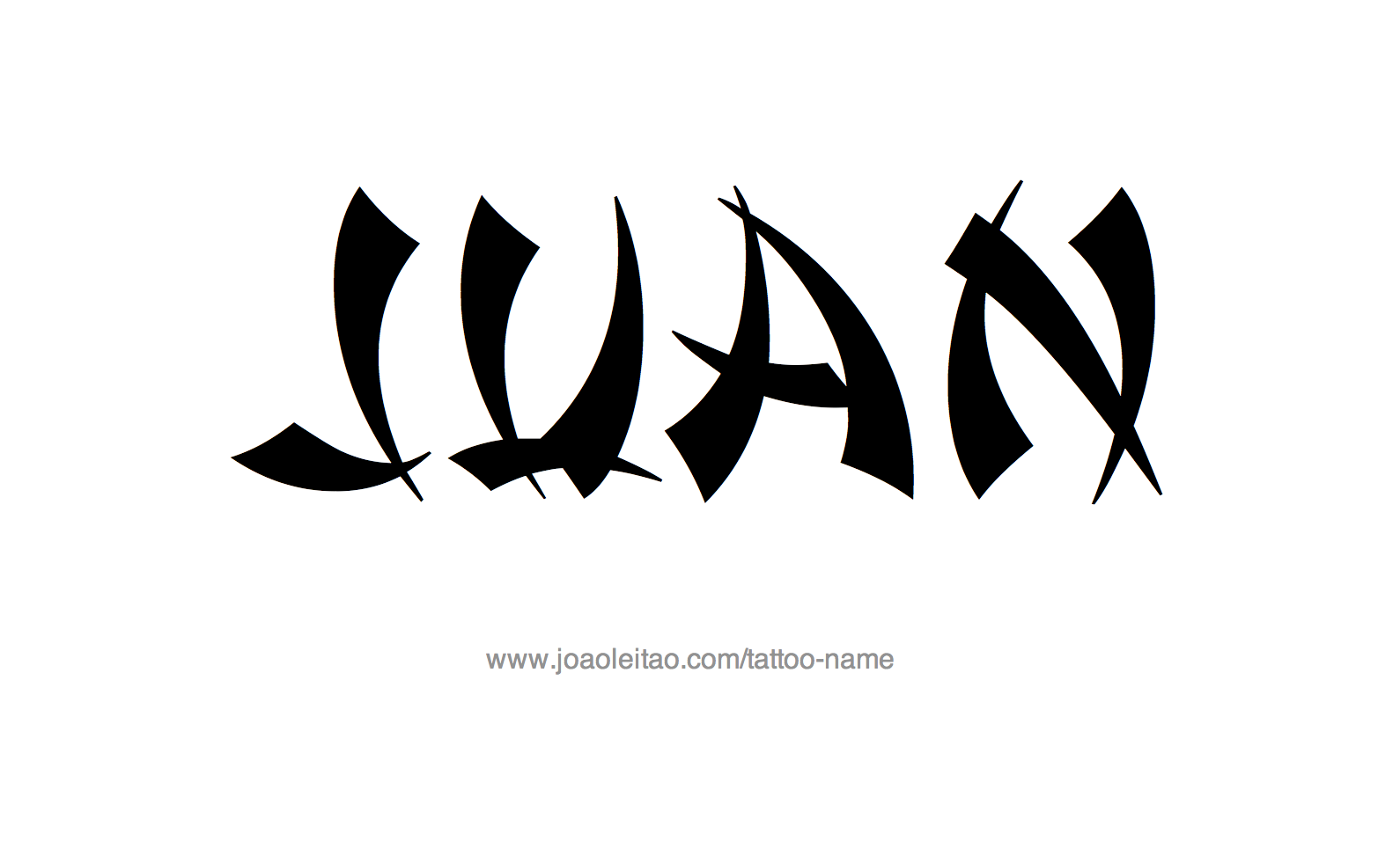 Juan Name Tattoo Designs