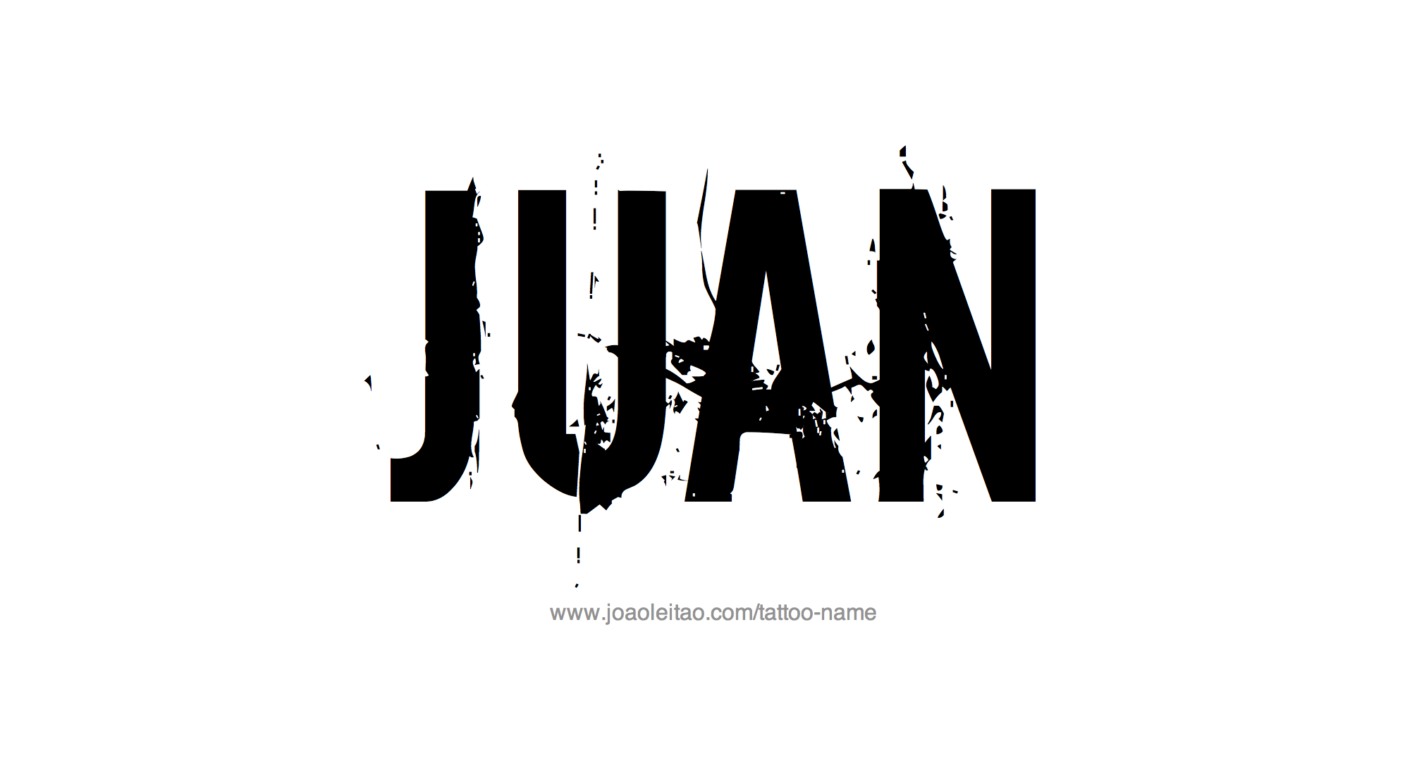 Juan Name Tattoo Designs