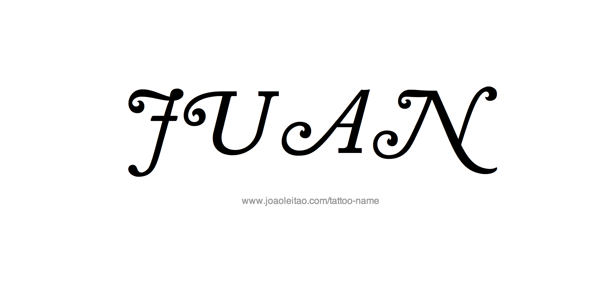 Juan Name Tattoo Designs