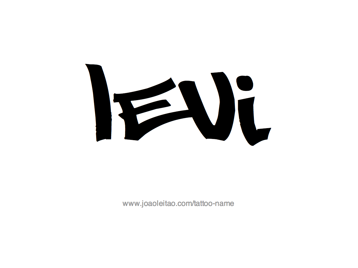 Levi Name Tattoo Designs