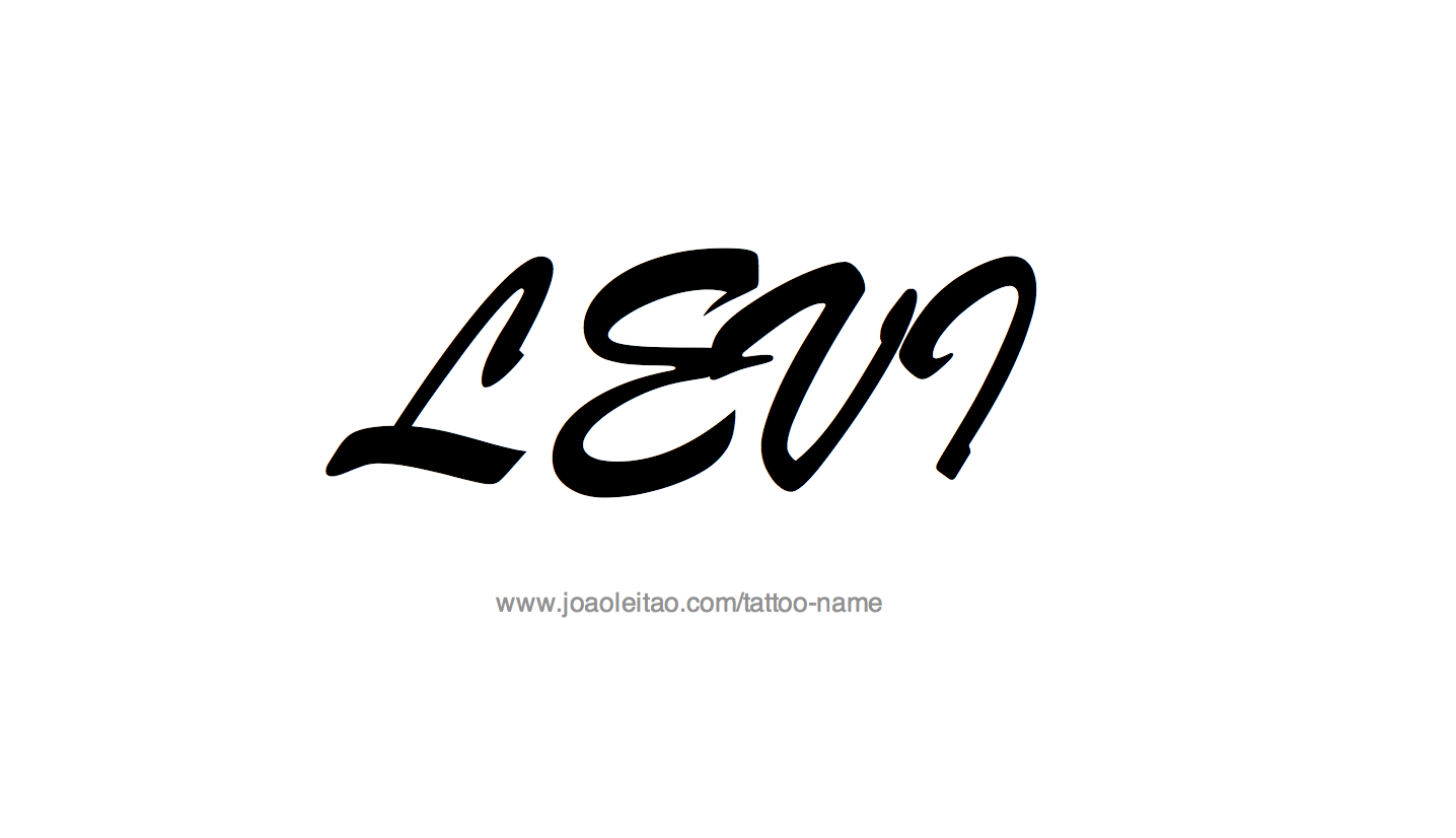 Tatuagem Com O Nome Levi - LIBRAIN