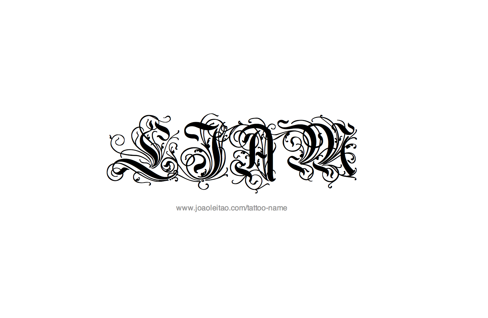 Liam Name Tattoo Designs