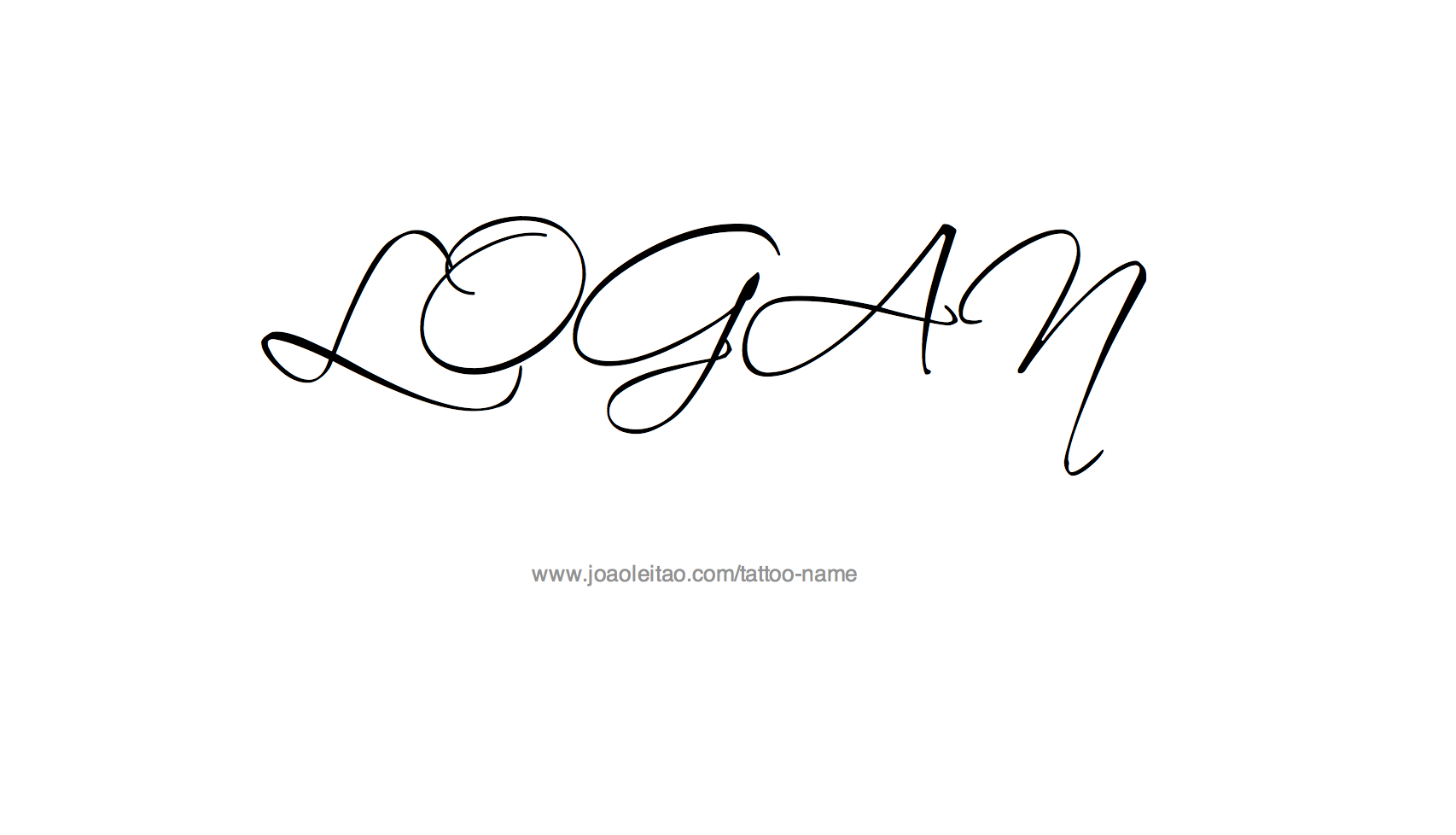 Logan Name Tattoo Designs