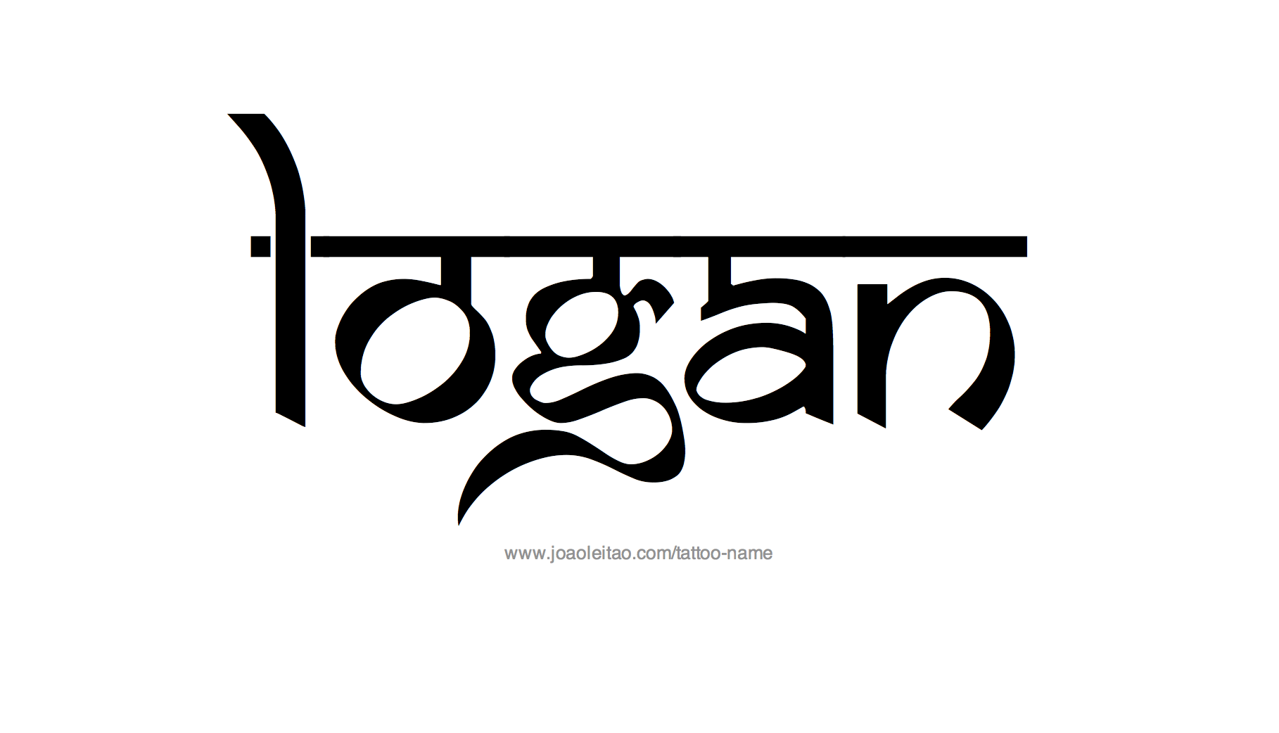 Logan Name Tattoo Designs