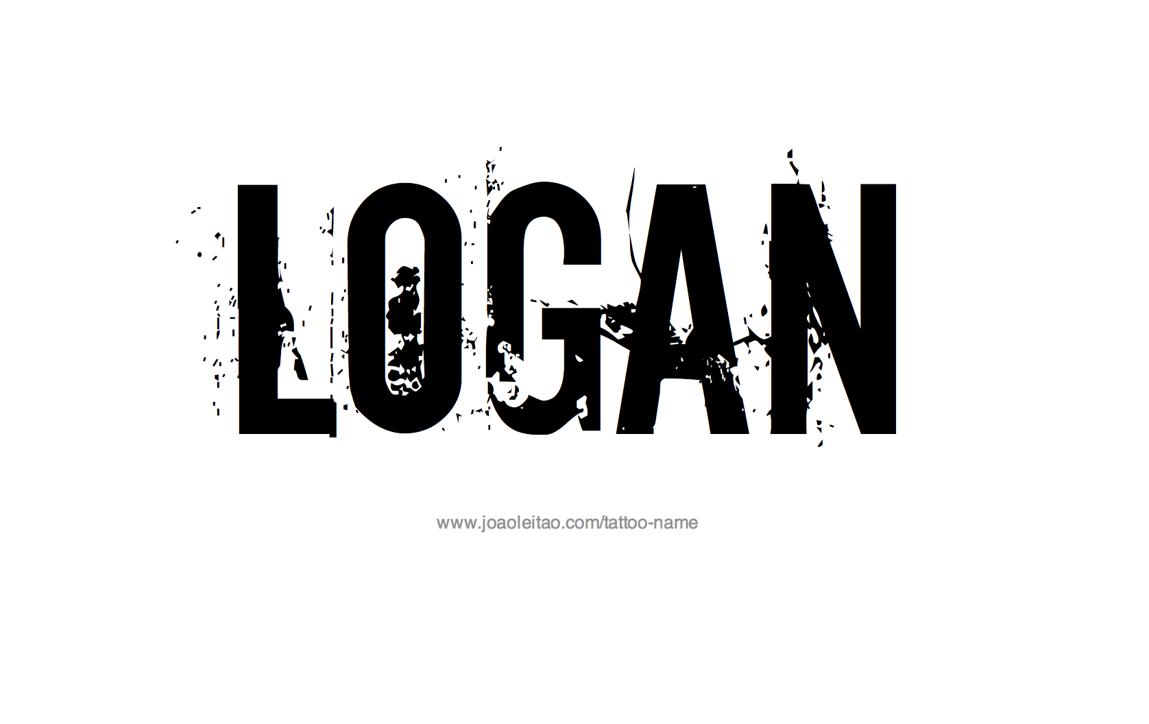 Logan Name Tattoo Designs