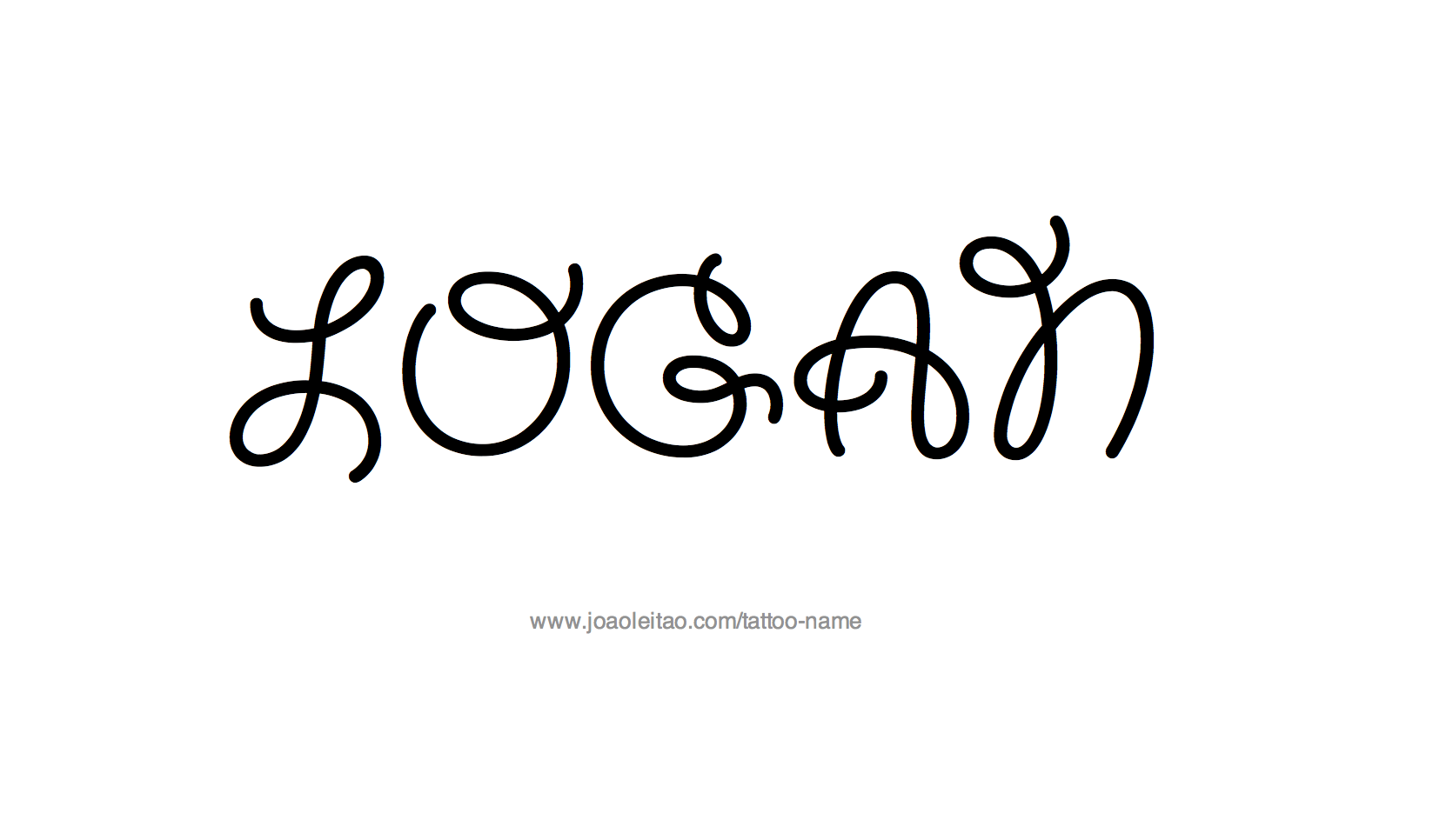 Logan Name Tattoo Designs