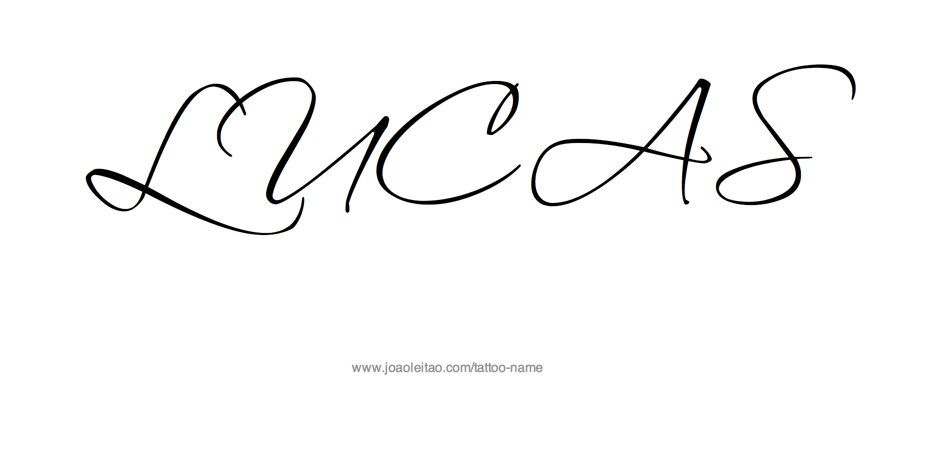 Lucas Name Tattoo Designs