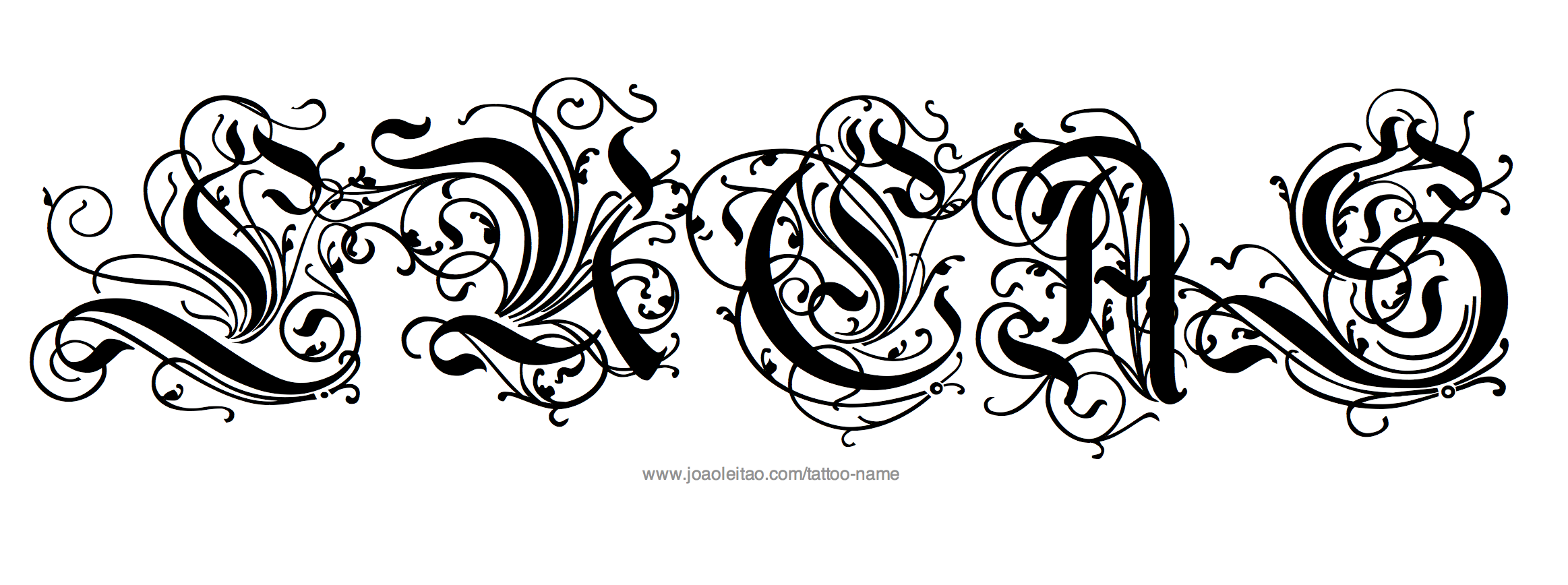 Lucas Name Tattoo Designs