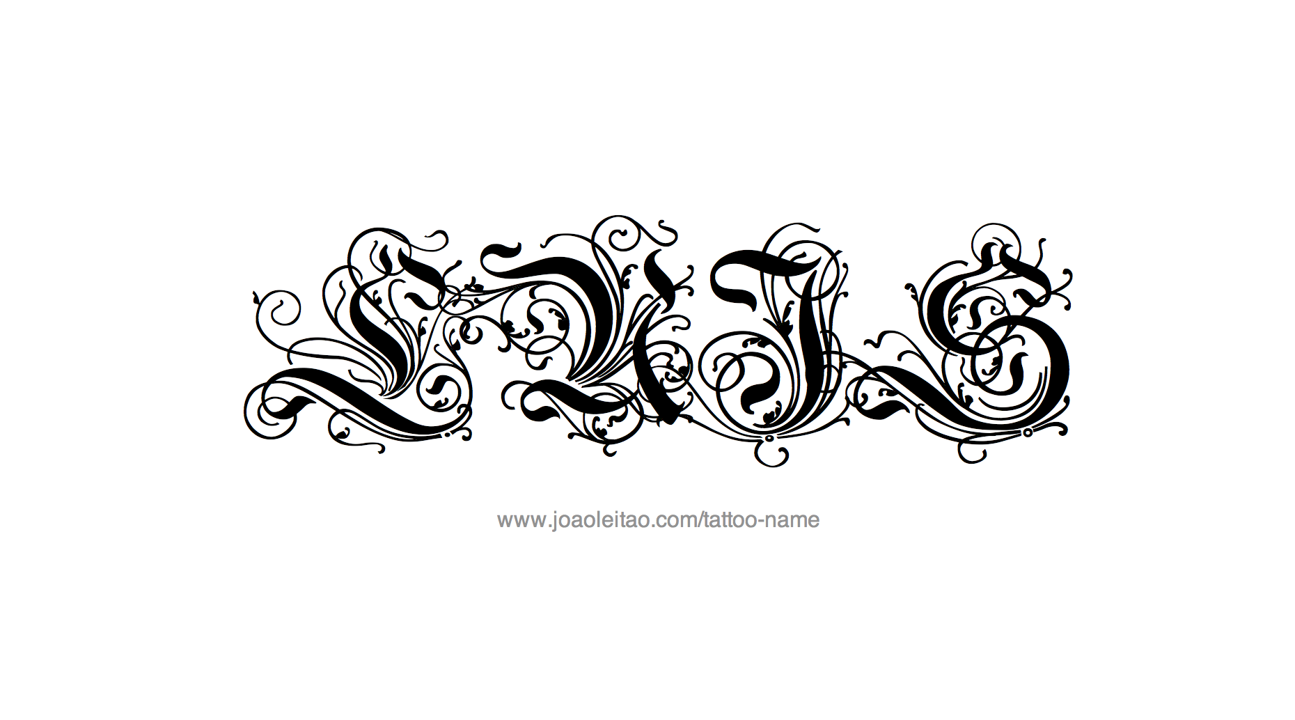 Luis Name Tattoo Designs