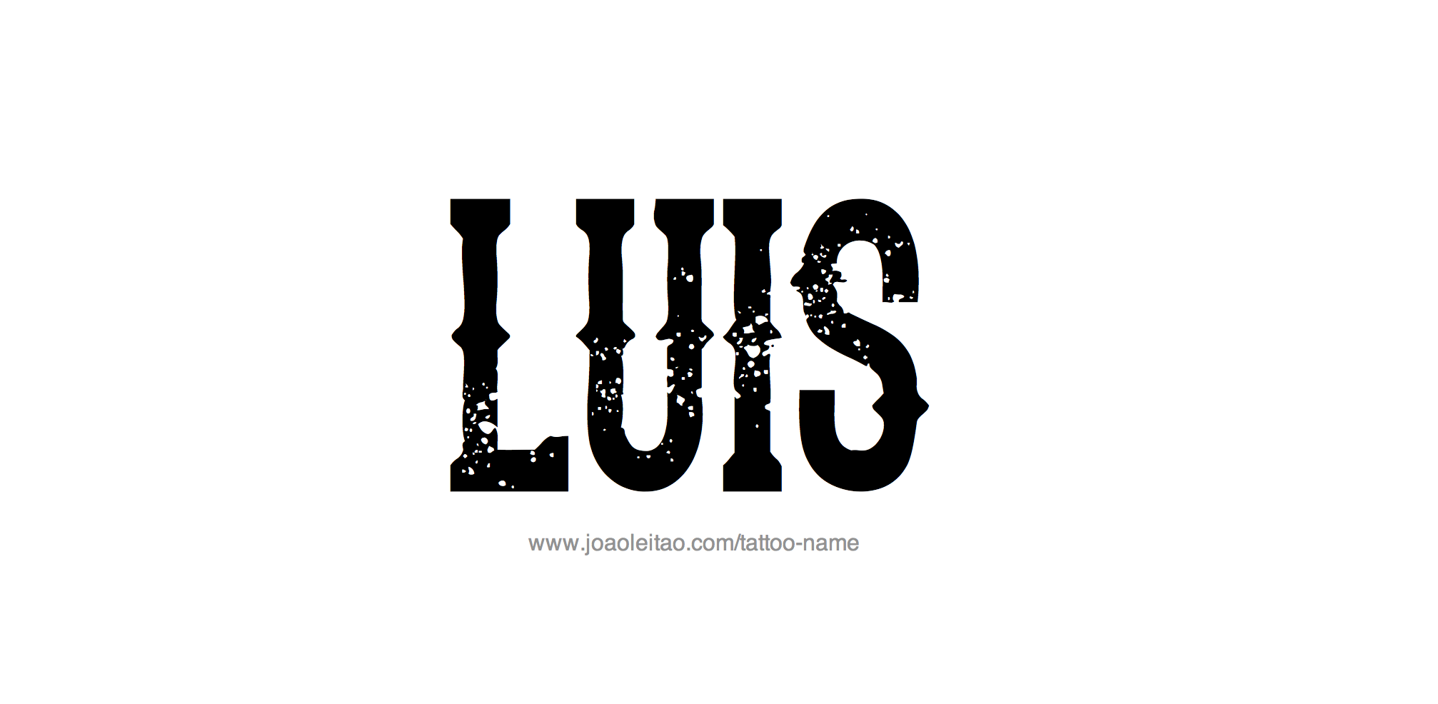 Luis Name Tattoo - Design Talk