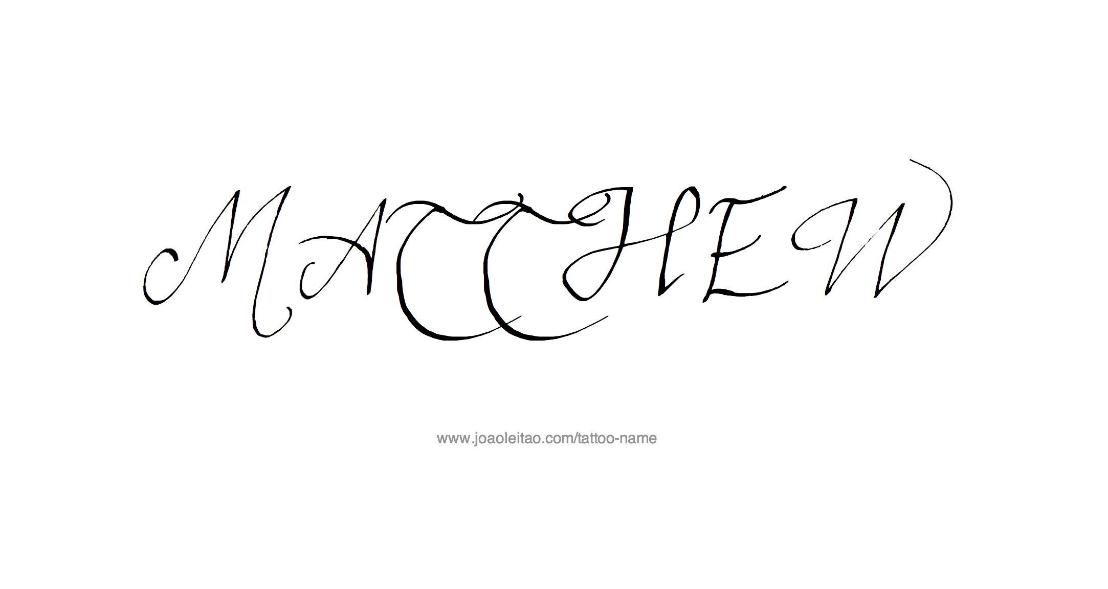Matthew Name Tattoo Designs