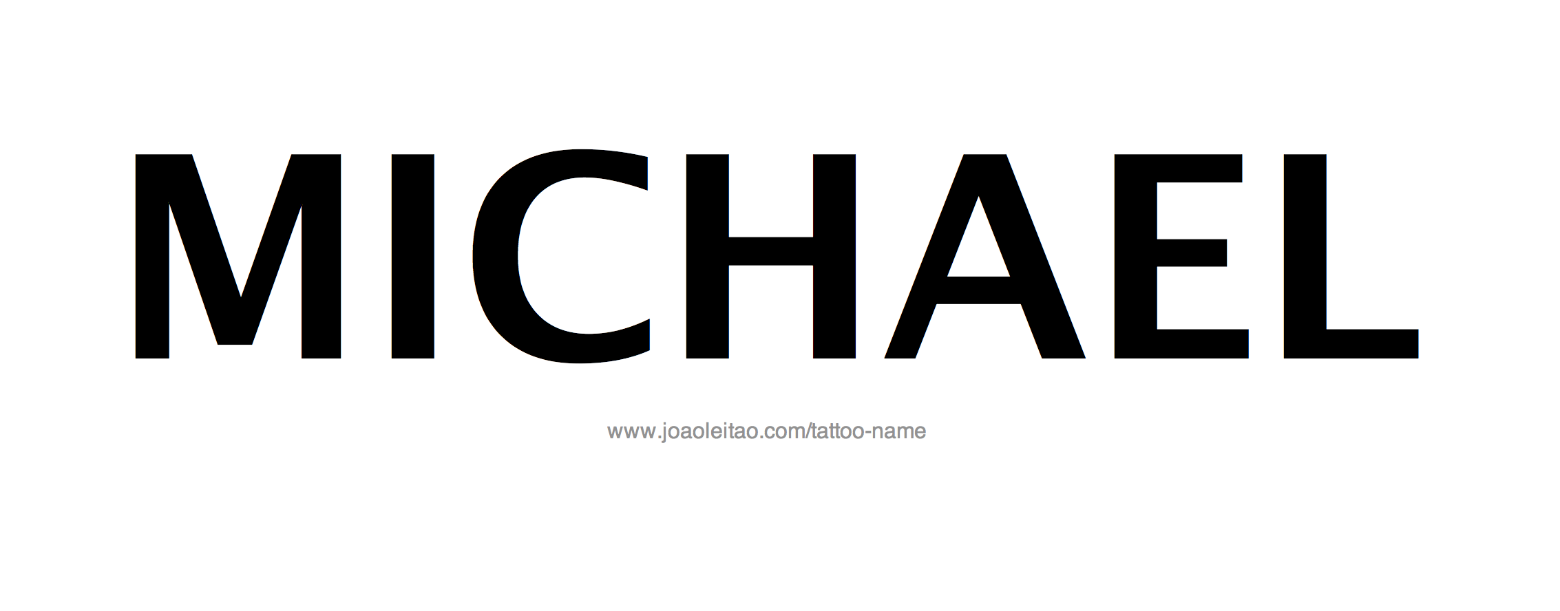 Michael Name Tattoo Designs