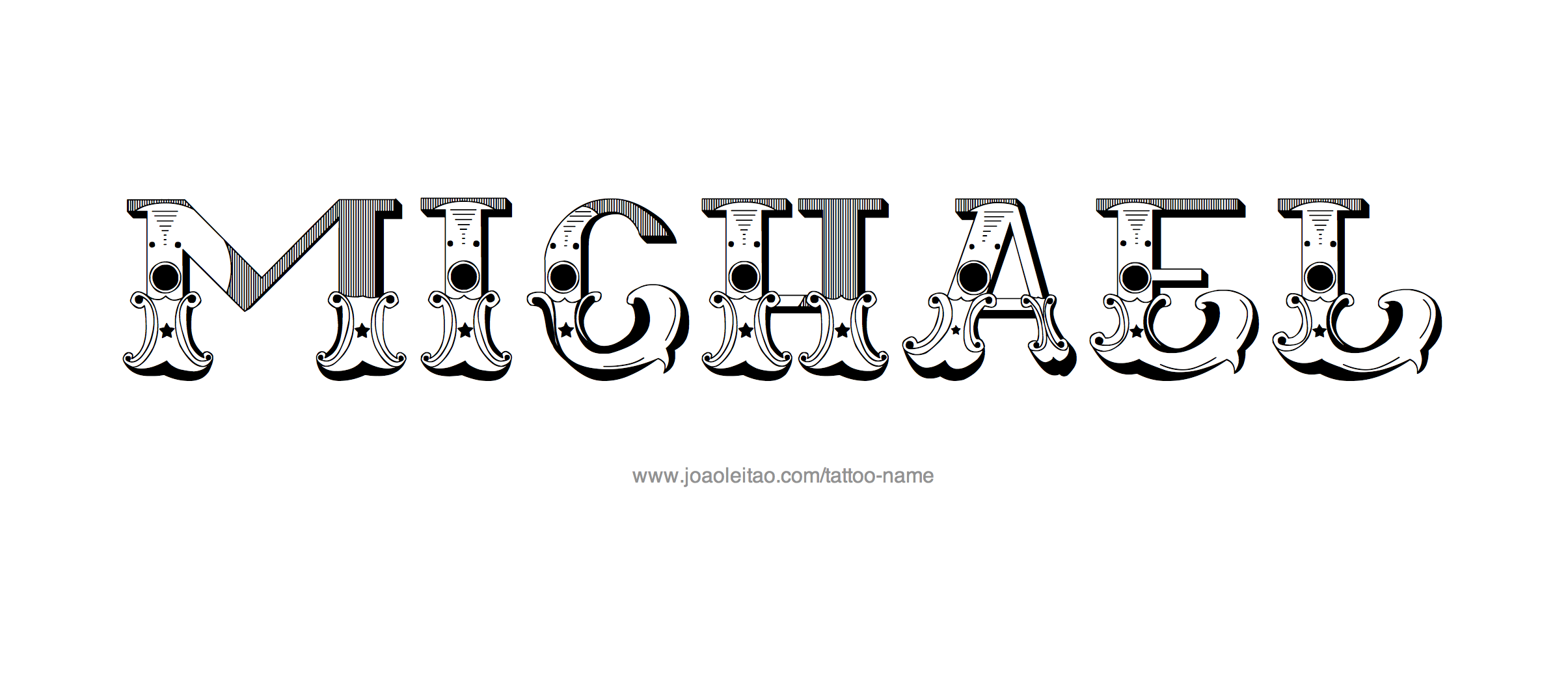 Michael Name Tattoo Designs