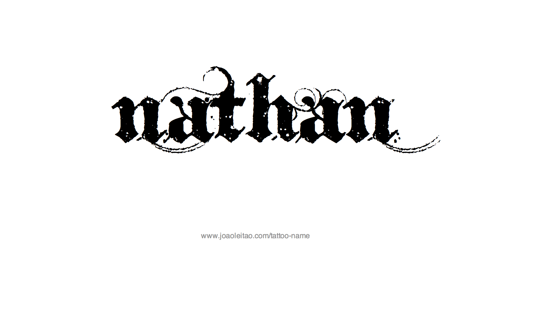 Nathan Name Tattoo Designs
