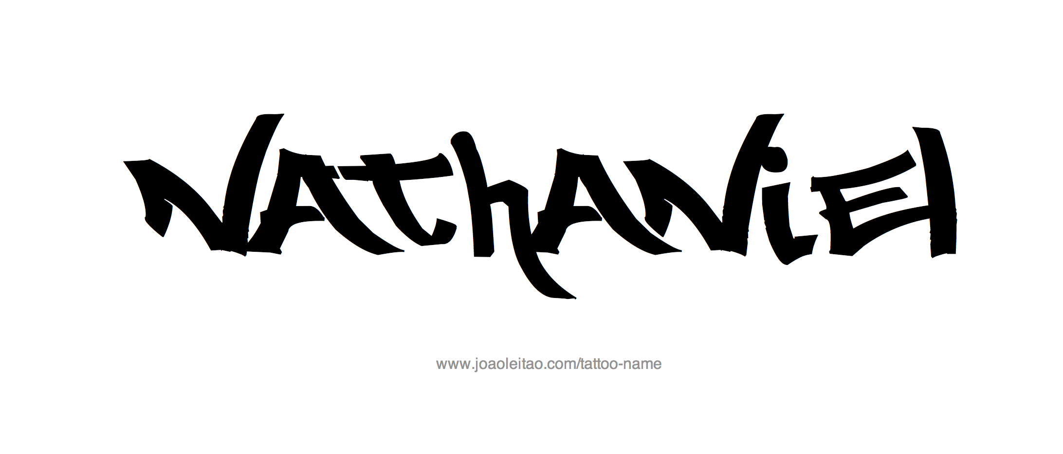 Nathaniel Name Tattoo Designs
