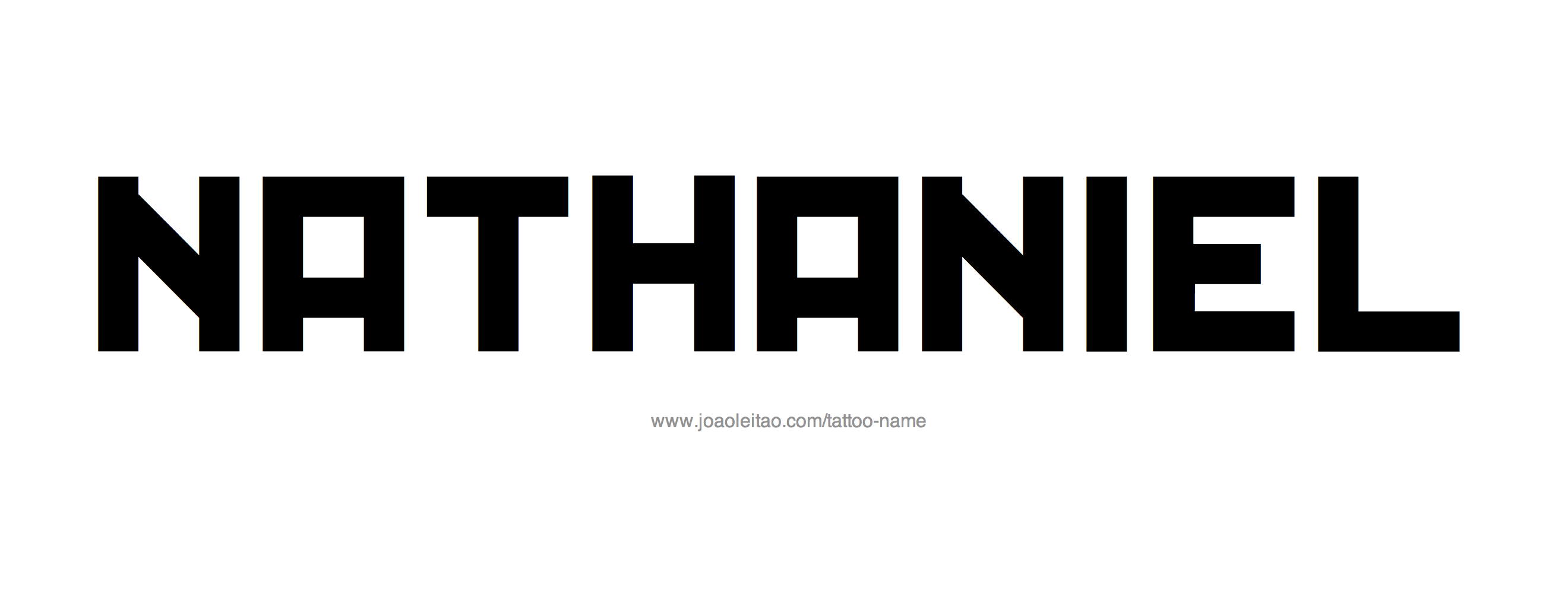 Nathaniel Name Tattoo Designs