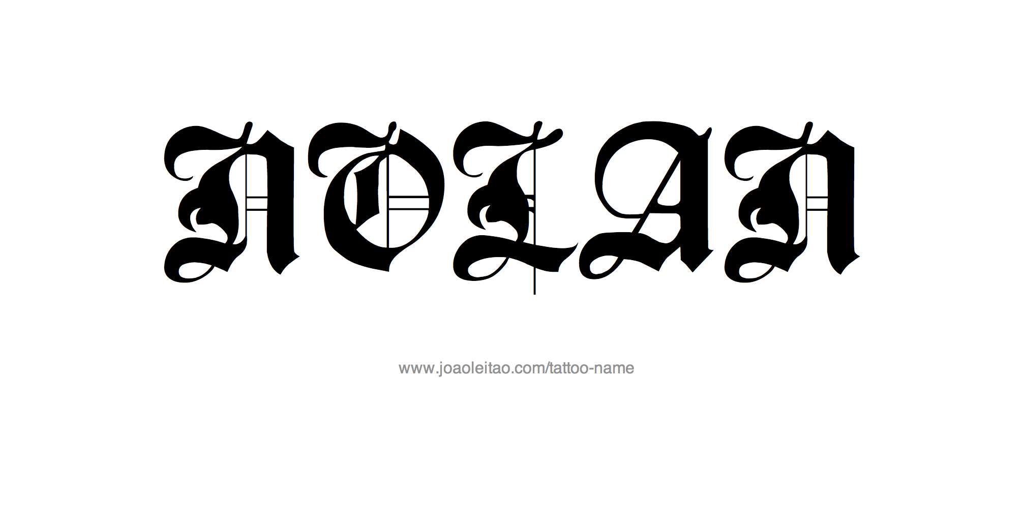 Nolan Name Tattoo Designs