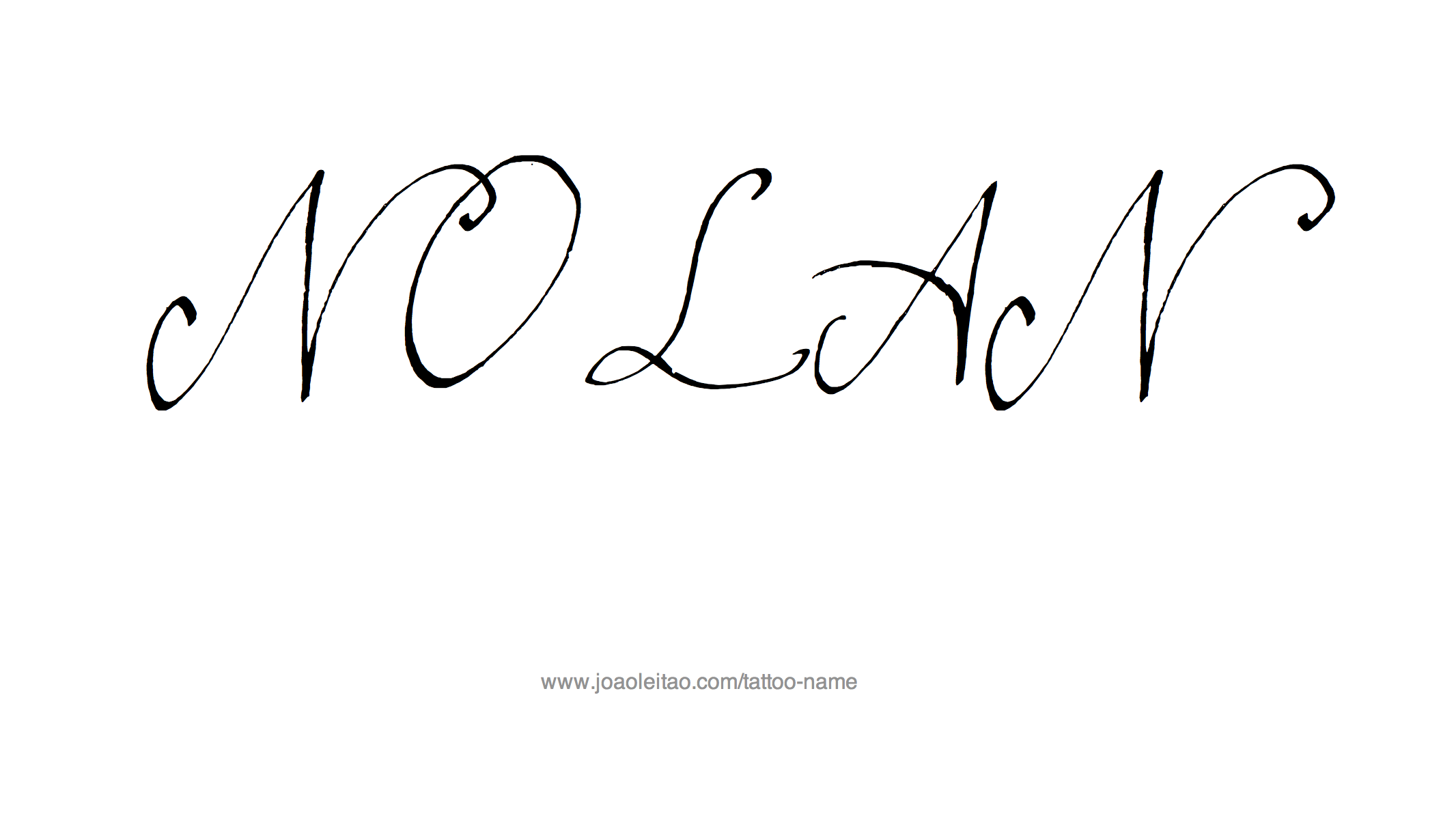 Nolan Name Tattoo Designs