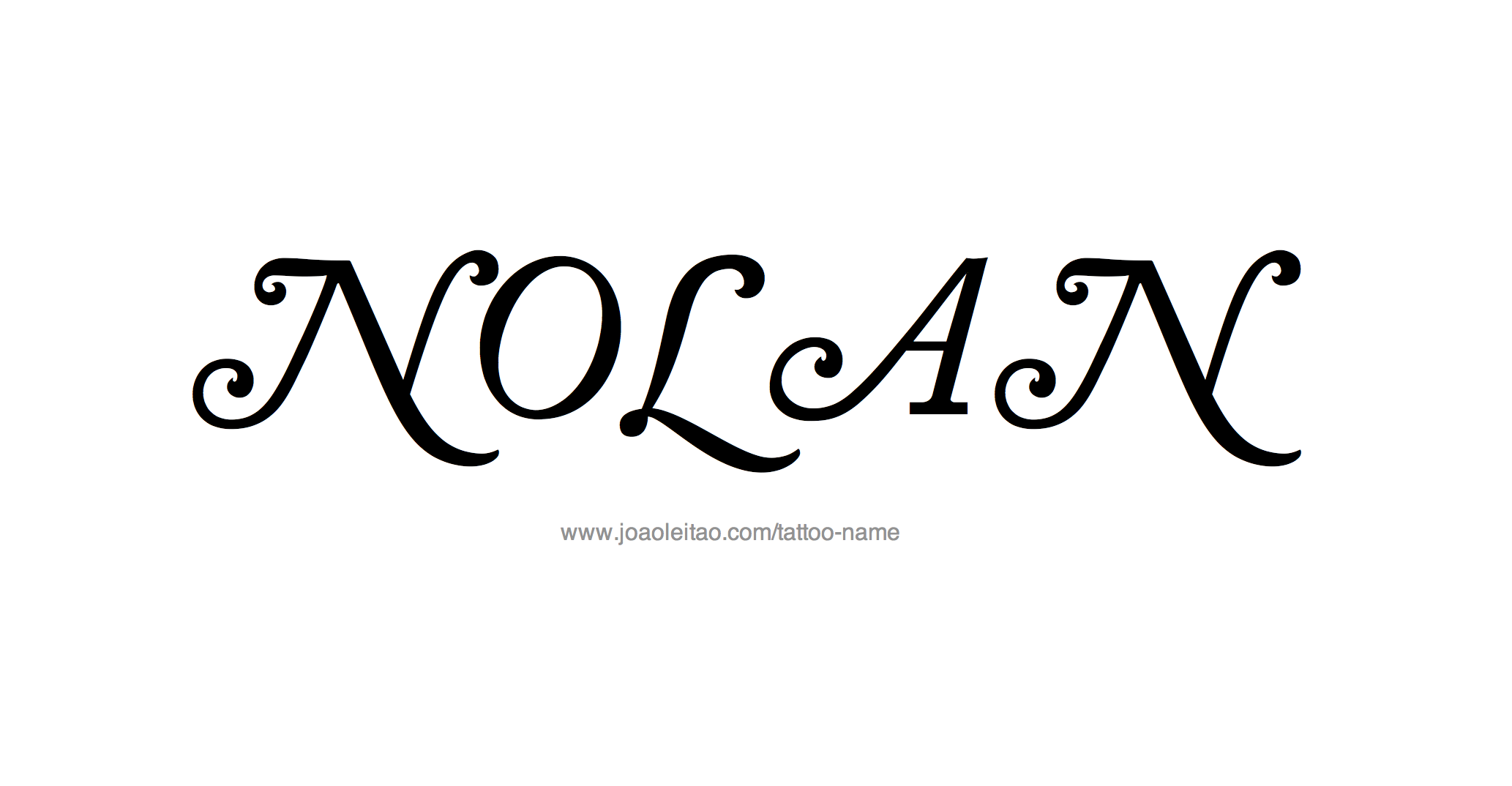 Nolan Name Tattoo Designs