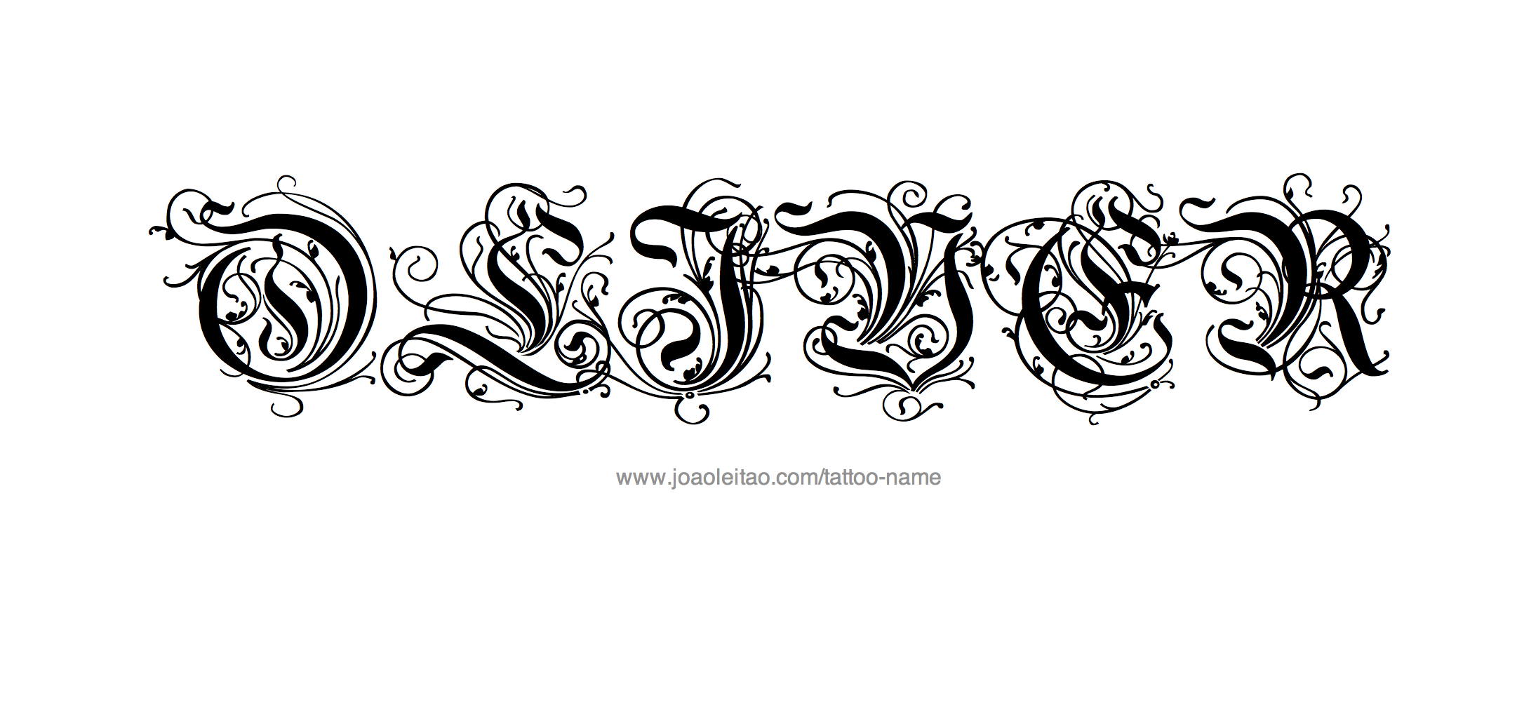 Oliver Name Tattoo Designs