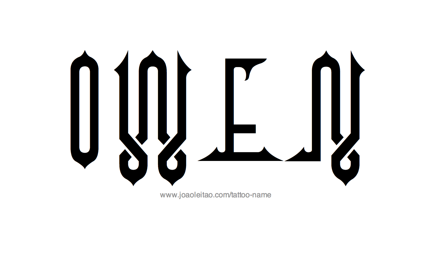 Owen Name Tattoo Designs