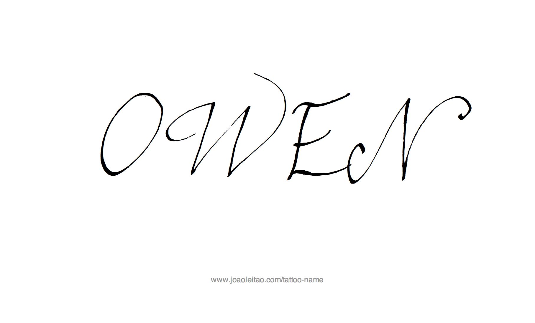 Owen Name Tattoo Designs